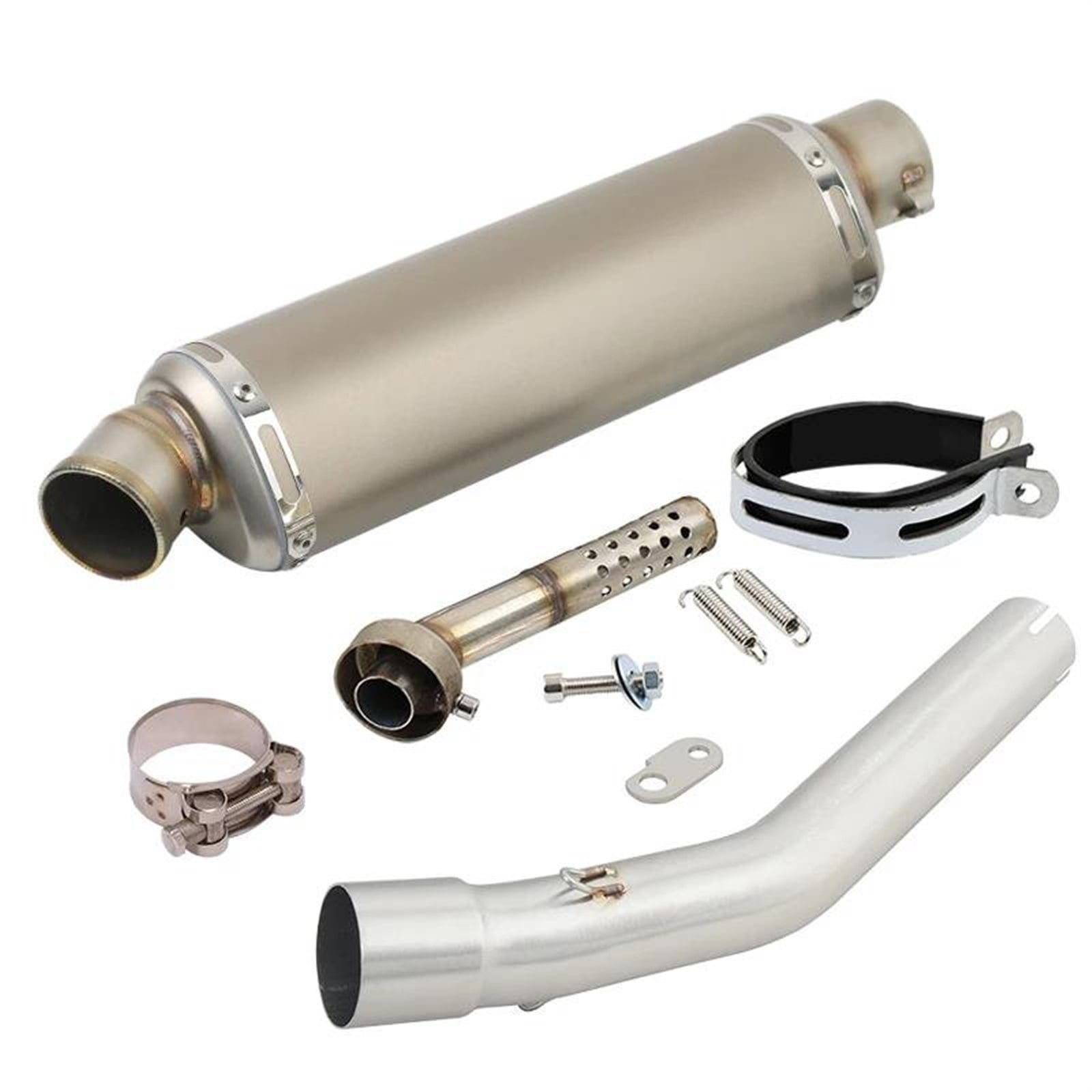 Motorcycle Exhaust Pipe Modify Mid Link Pipe With Muffler For YAMAHA ...