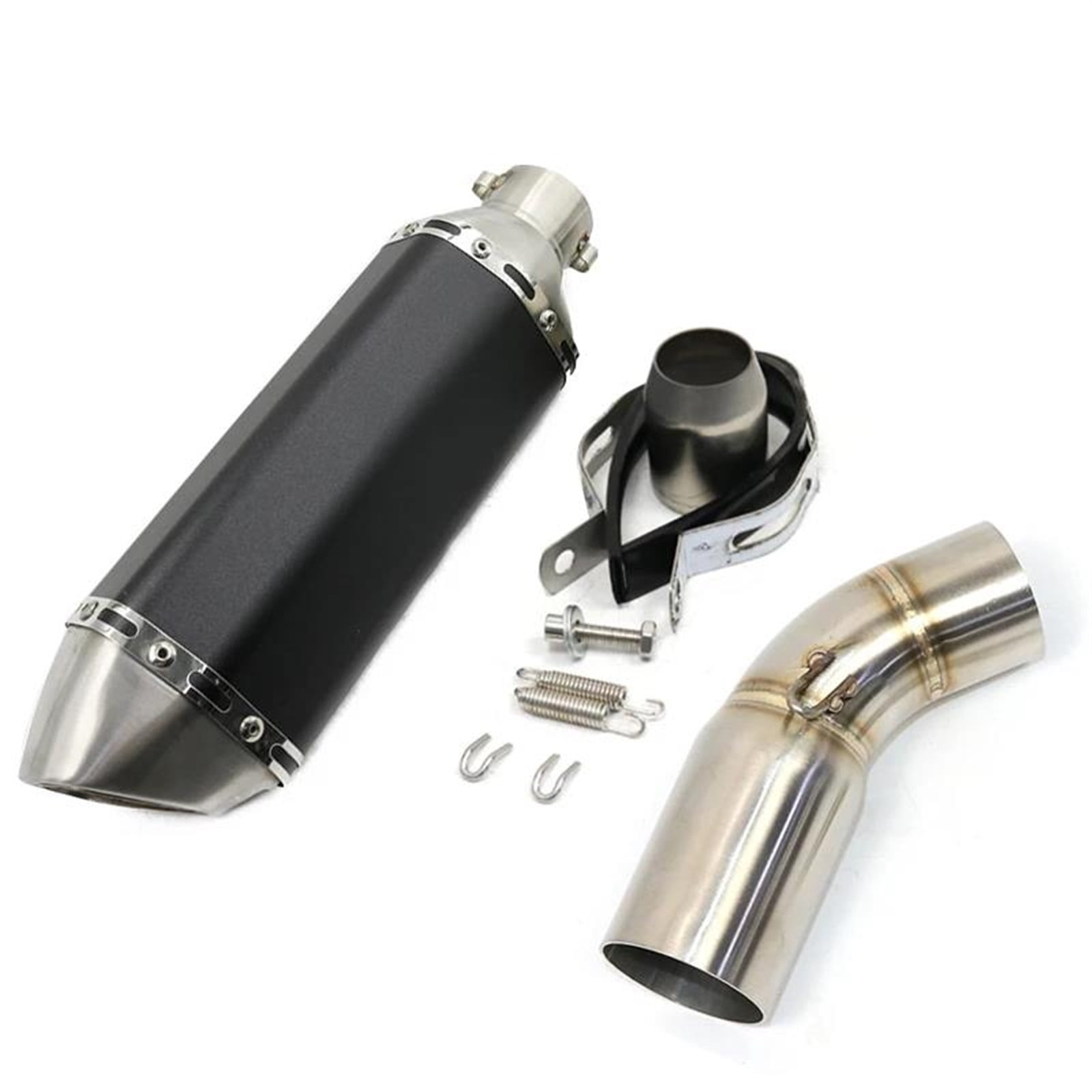 Motorcycle Exhaust Pipe Muffler Modified Middle Link Pipe Connect Slip ...