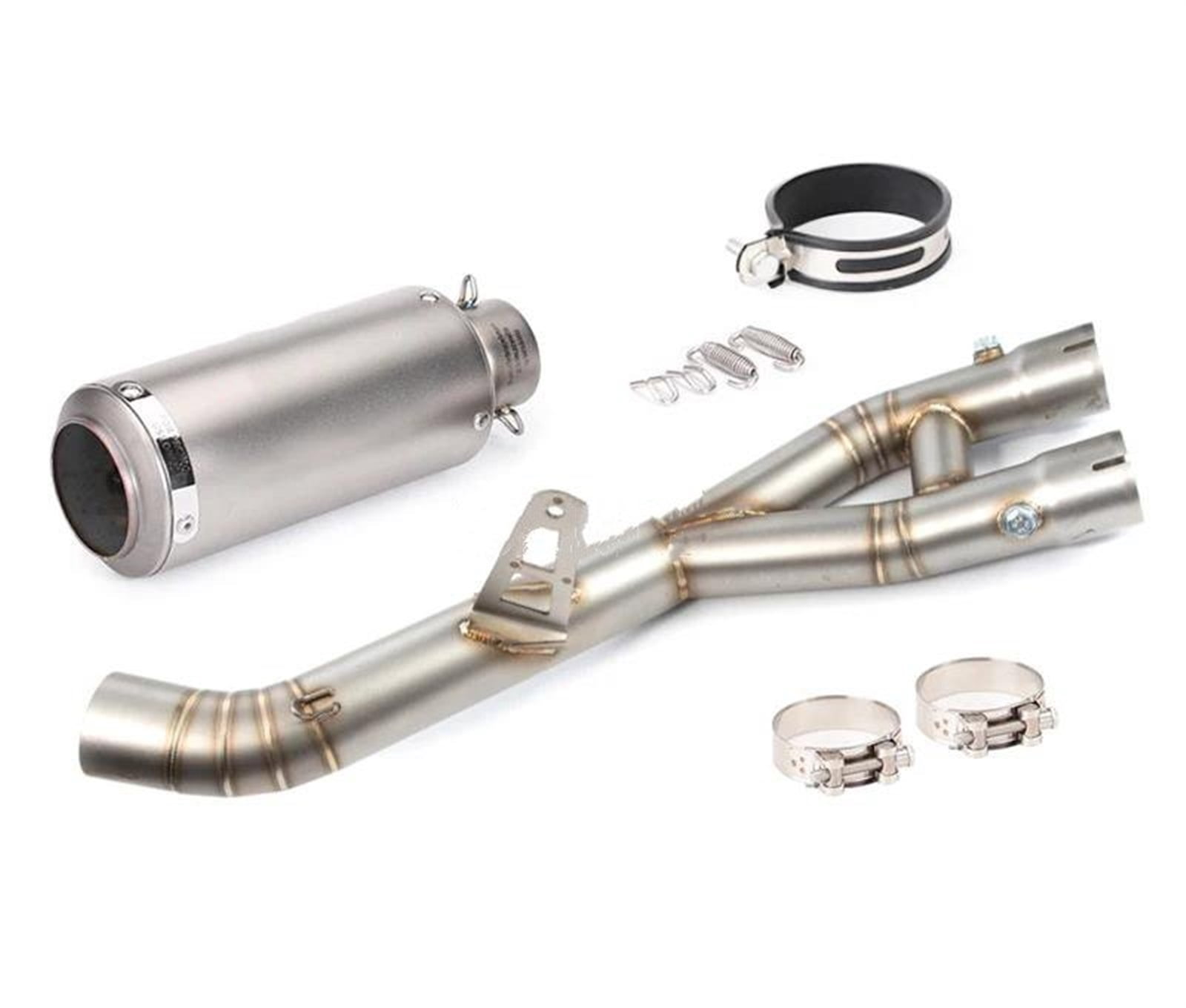 Motorcycle Exhaust Pipe Muffler Modified Middle Link Pipe Connect Slip ...