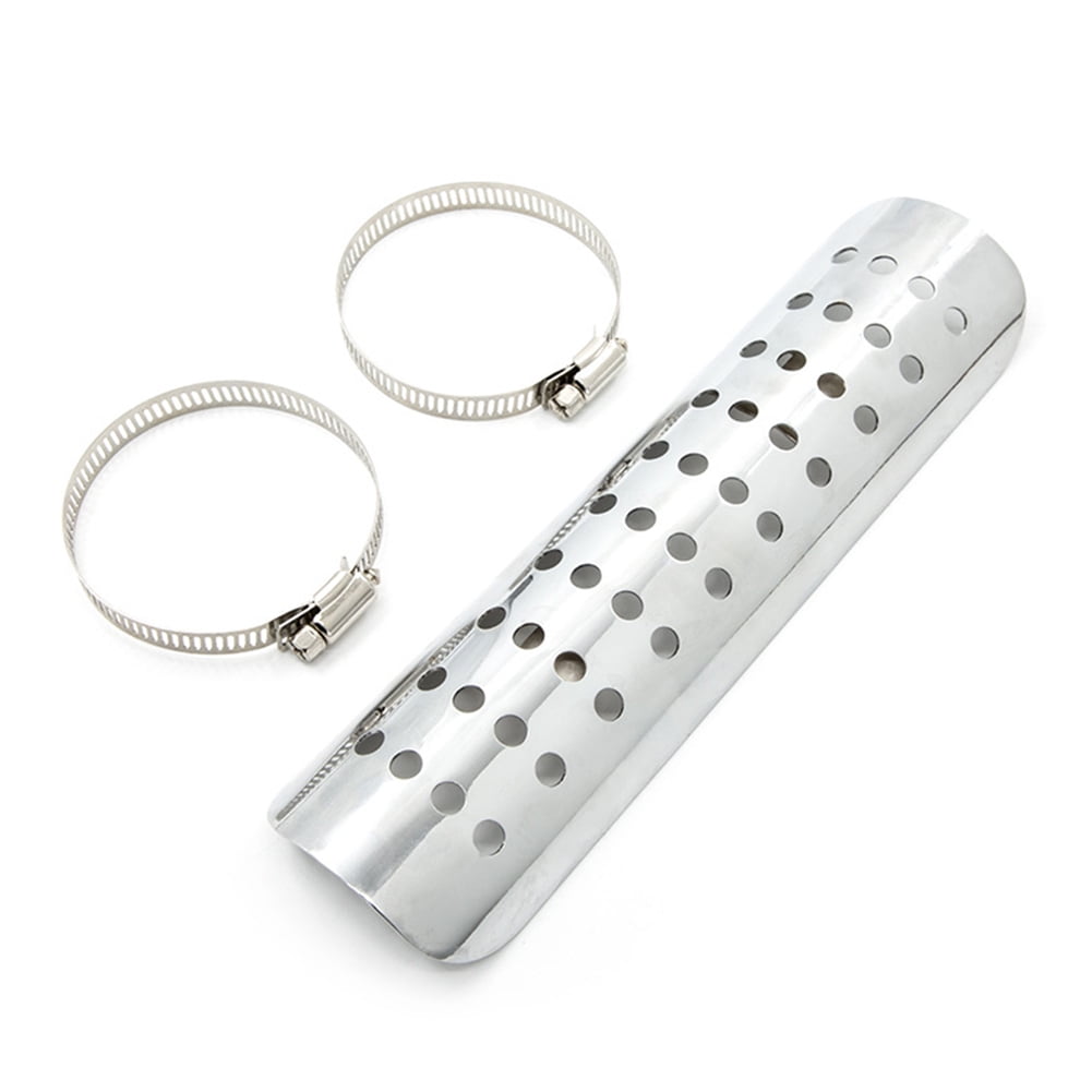 Motorcycle Exhaust Pipe Protector Heat Shield Cover Guard Muffler Pipe ...