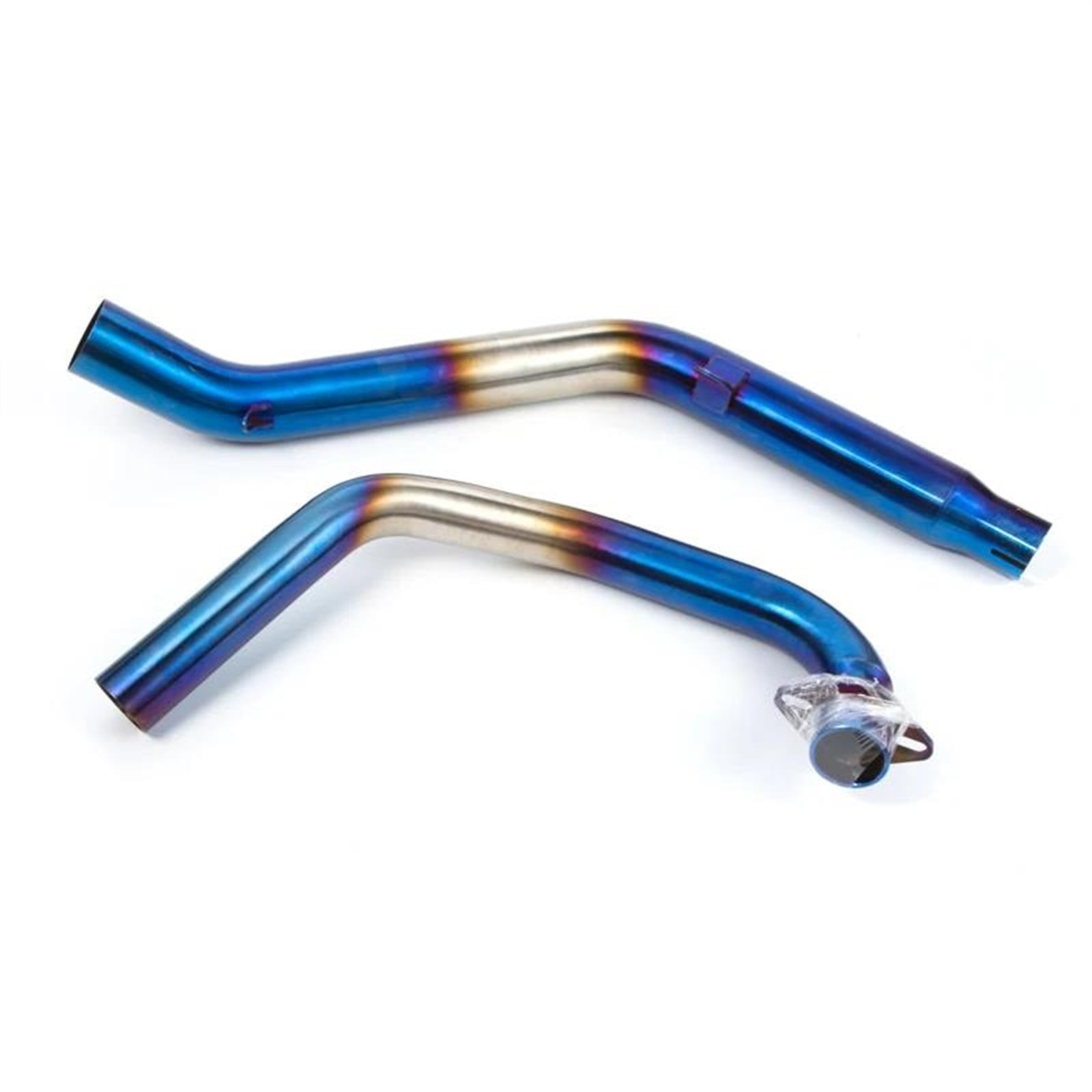 Motorcycle Exhaust Slip On Middle Link Pipe Muffler Tube Stainless ...