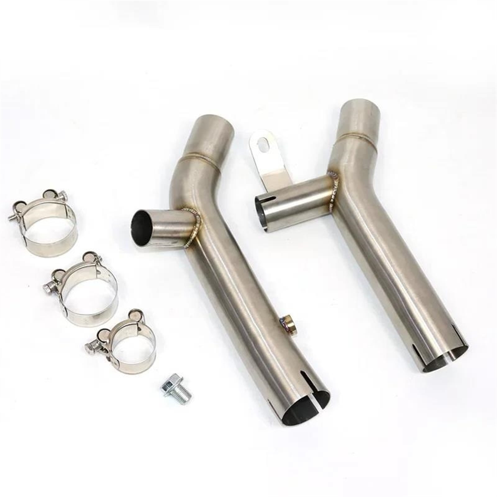 Motorcycle Exhaust Slip On Middle Link Pipe Tube Parts For Suzuki ...