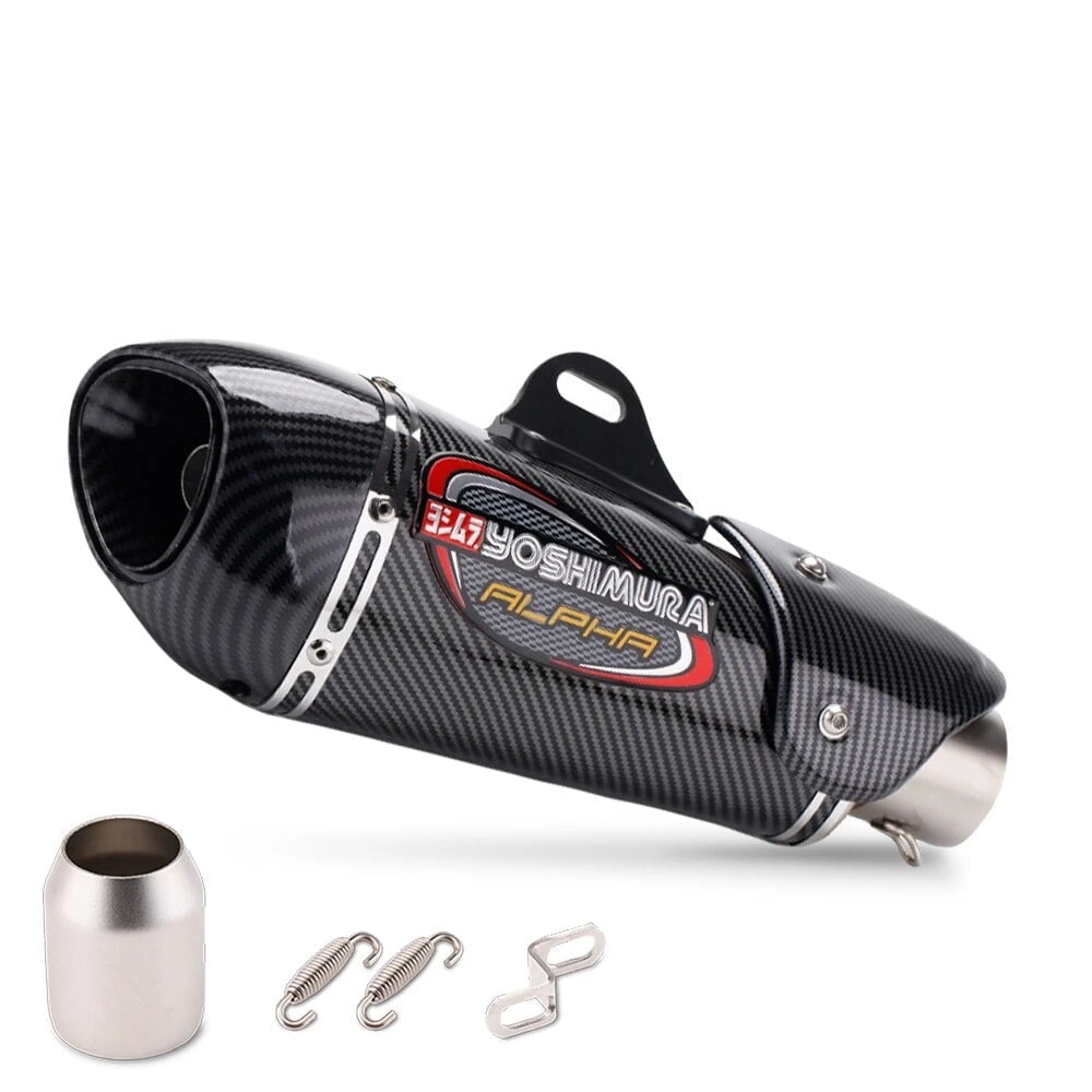 Motorcycle Exhaust pipe YOSHIMURA Alpha Carbon DB Killer moto Muffler ...