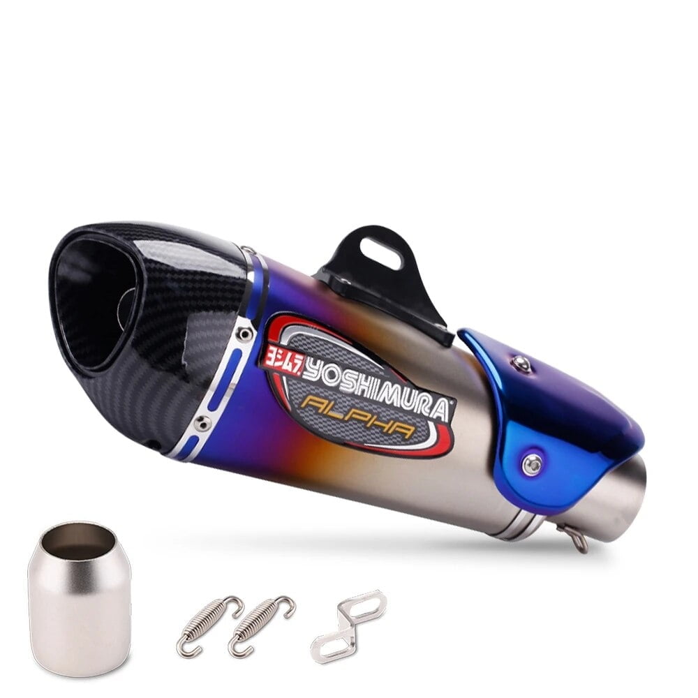 Motorcycle Exhaust pipe YOSHIMURA Alpha Carbon DB Killer moto Muffler ...