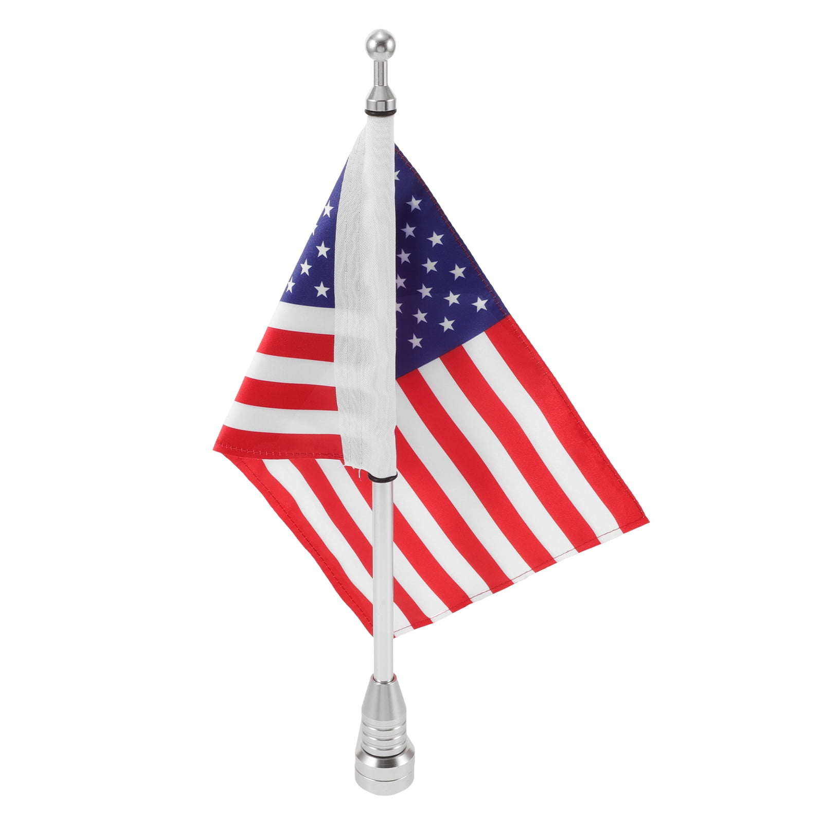 Motorcycle Flagpole Flag Decoration Cargo Rack Mount Stand Flag Pole ...