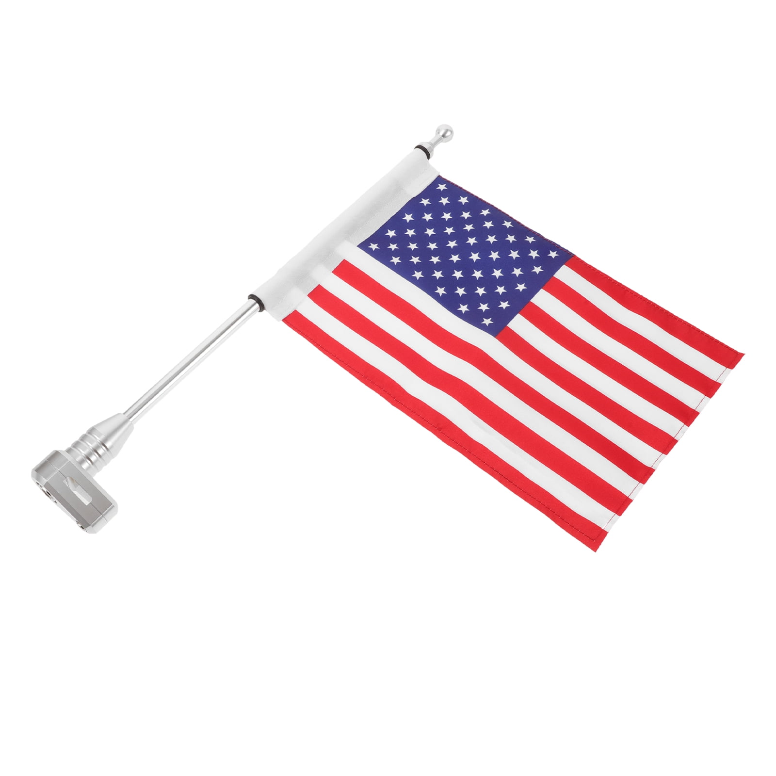 Motorcycle Flagpole Flag Decoration Cargo Rack Mount Stand Flag Pole ...