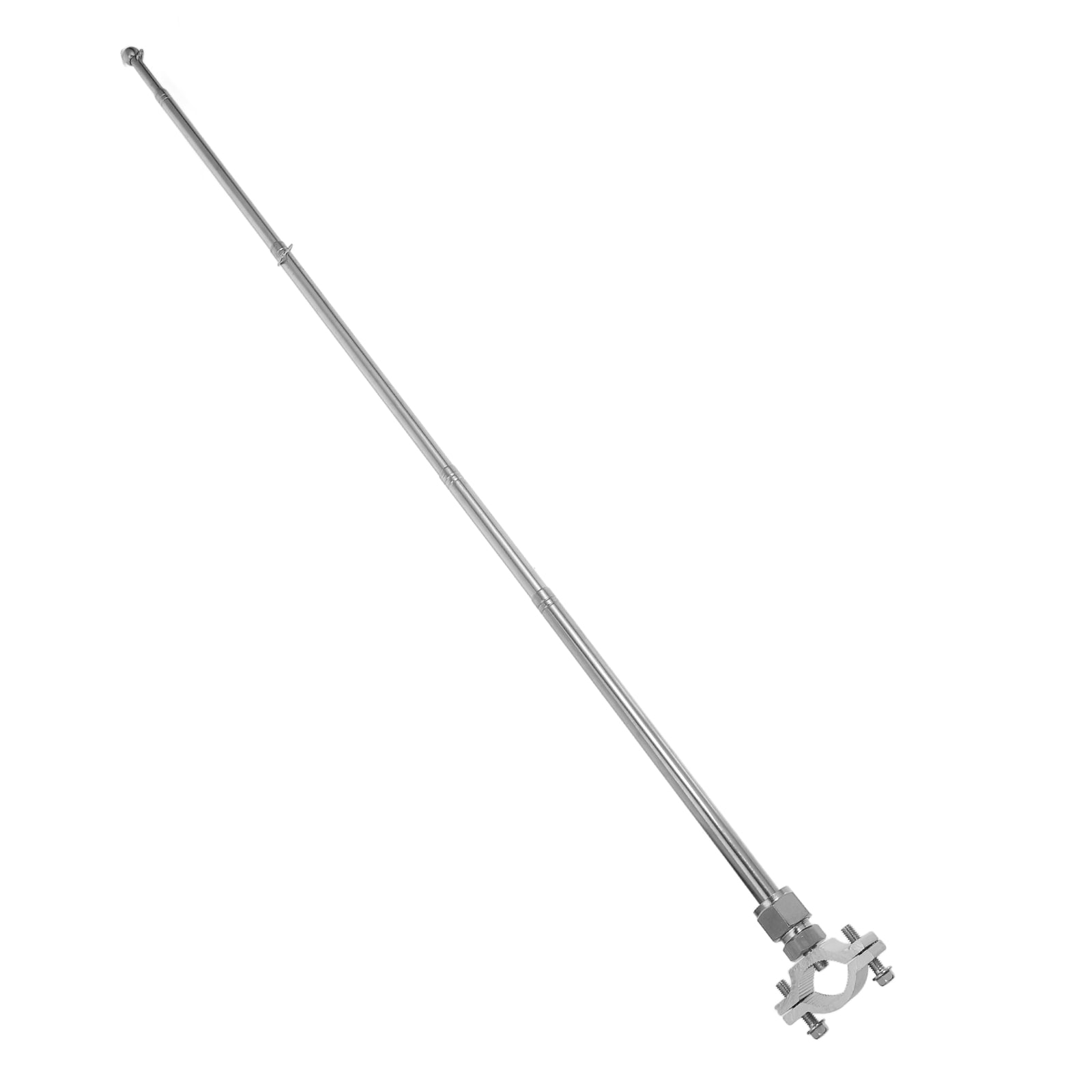 Motorcycle Flagpole Holder Rear Luggage Rack Mount Flag Pole Accessory ...