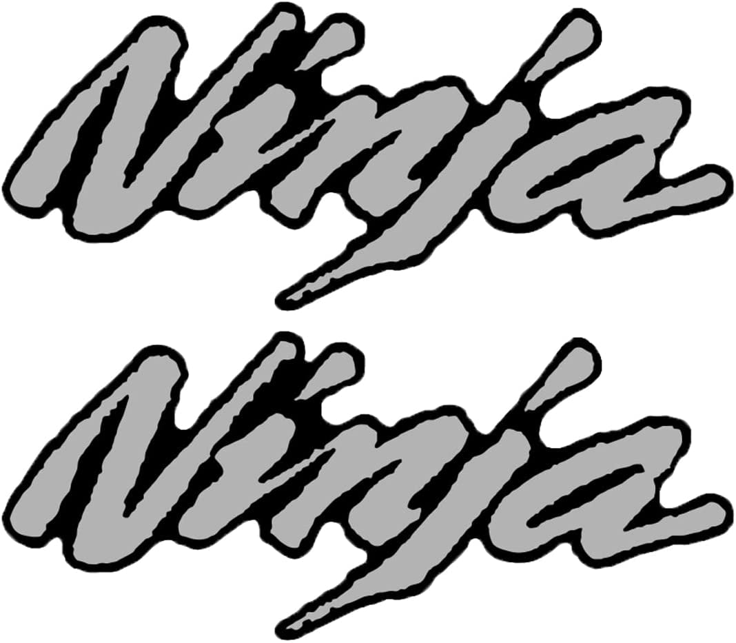 Motorcycle Flat Plain Bike Decal Sticker Compatible with Kawasaki Ninja ...