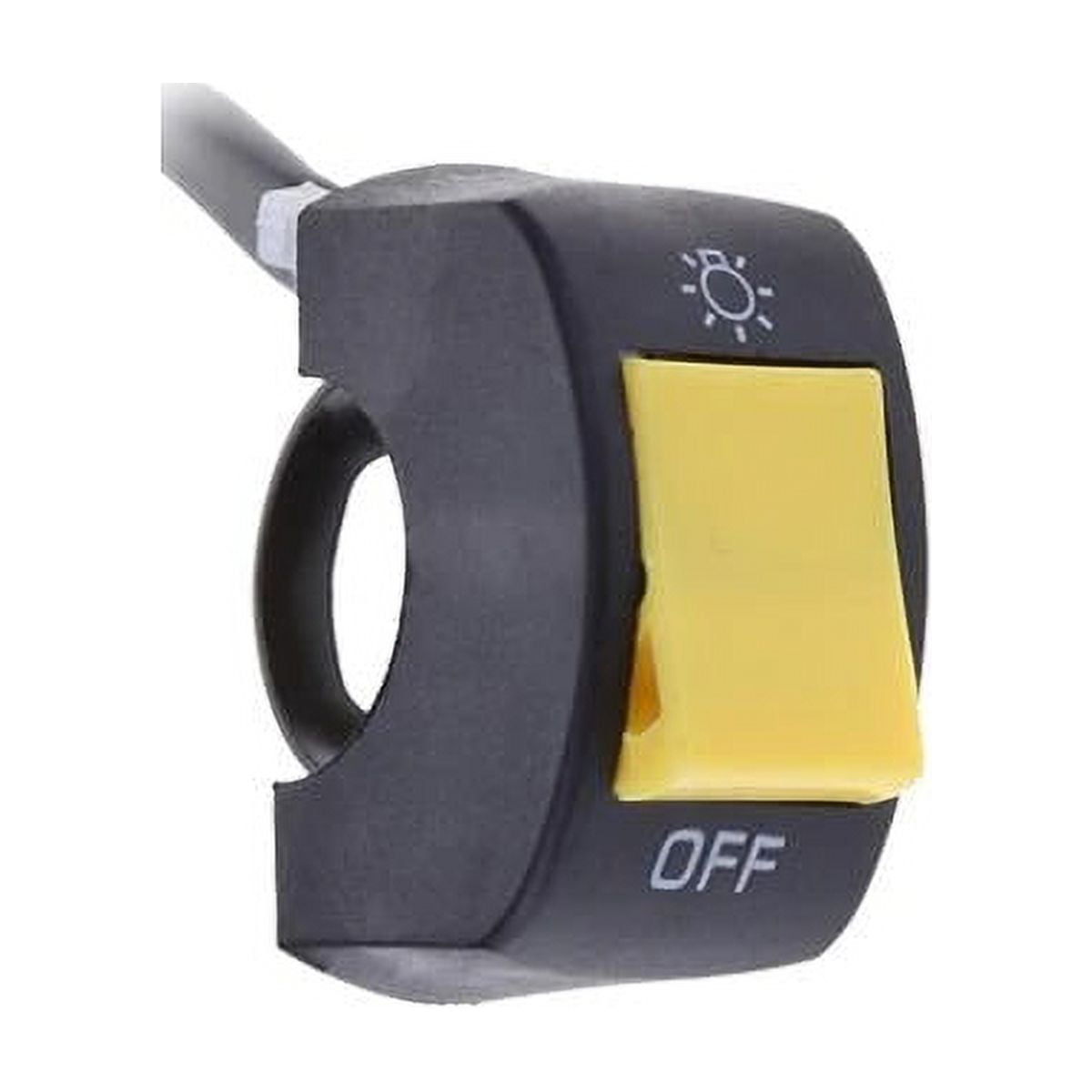 Motorcycle Fog Light Switch On/Off DC 12V Handlebar Mounted Yellow ...