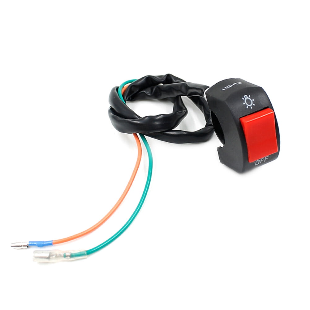 UKCOCO Motorbike Handlebar Accessories Motorcycle Stop Switch Black 1 ...