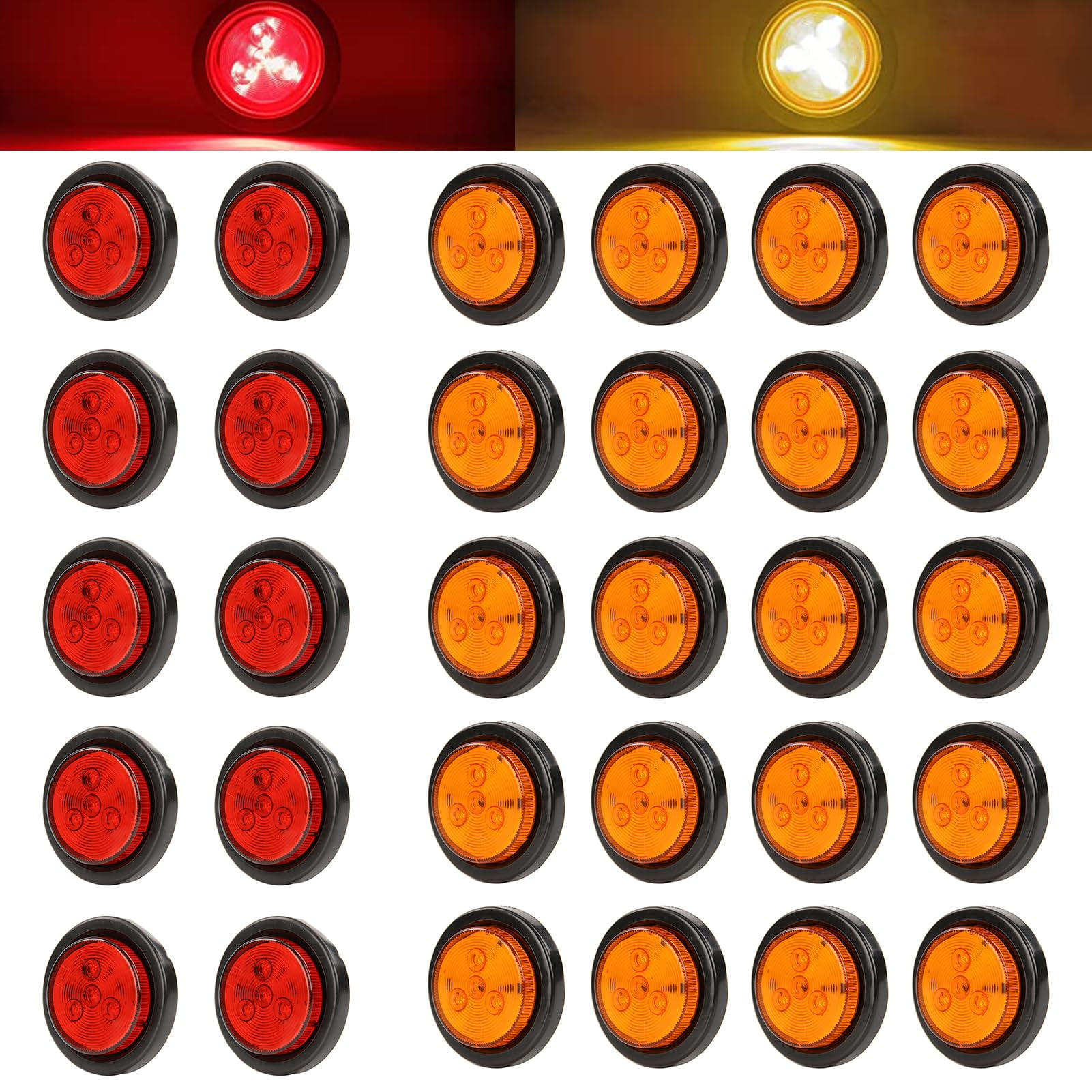 Motorcycle Fog Lights LED RRF12 60W 20000LM Auxiliary Lights - 7 ...