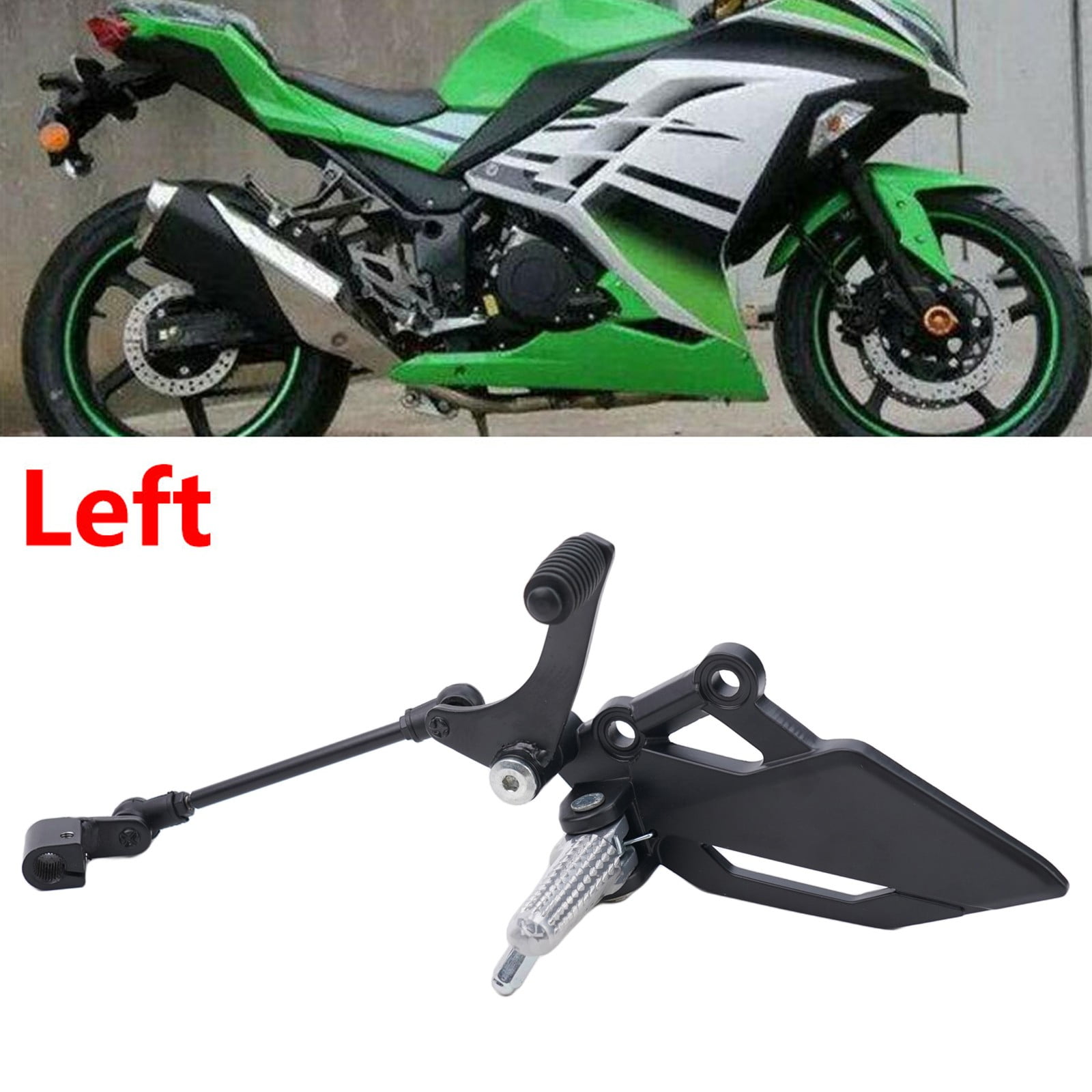 Motorcycle Foot Peg Bracket Gear Lever Assembly for EX 250R NINJA250R ...