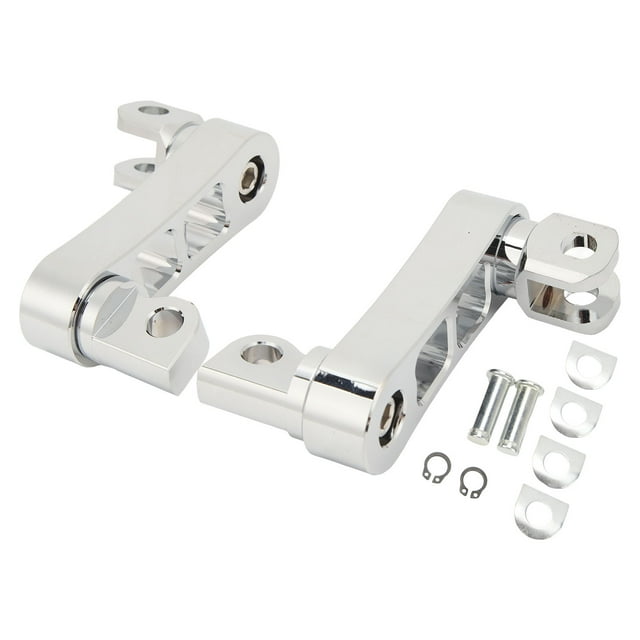 Motorcycle Foot Peg Highway Bracket 360° Adjustable Rugged Foot Peg ...