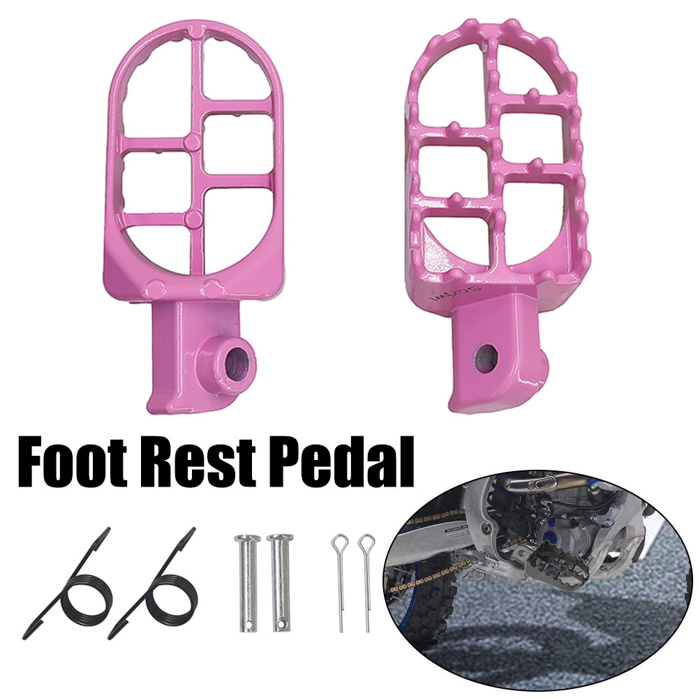 Motorcycle Footpegs Aluminium Pedals For Pit Dirt Bike PW50/80 TW200 ...