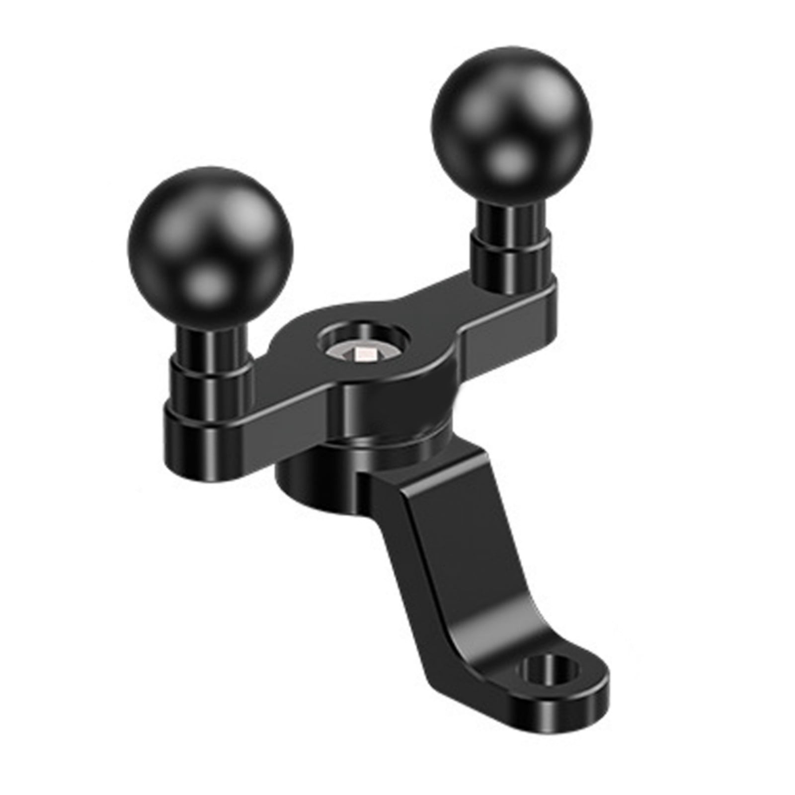 Motorcycle Fork Stem Mount 1in Balls Base Adapter Mounting Bracket ...