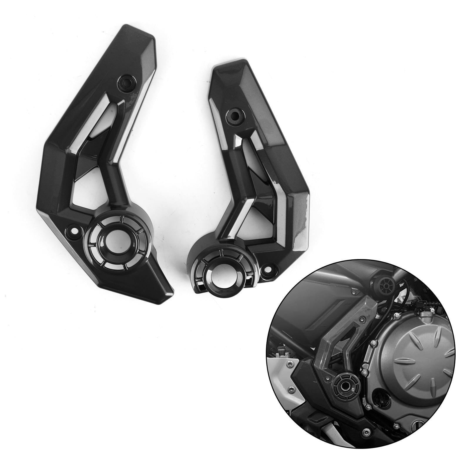 Motorcycle Frame Side Cover Guard Fairing for Kawasaki Z650 Ninja 650 ...