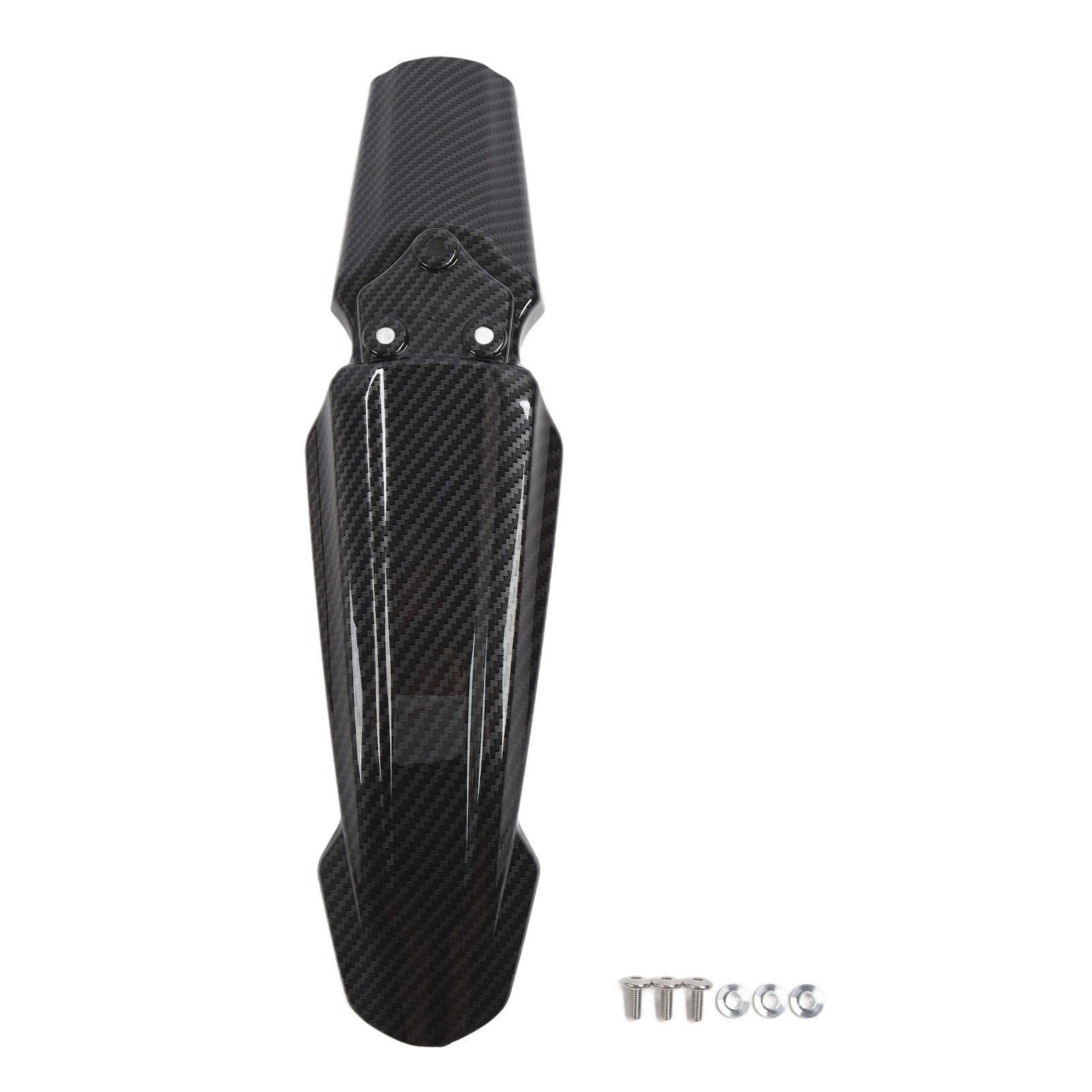 Motorcycle Front Mud Guard Carbon Fiber Style Splash Guard Replacement ...