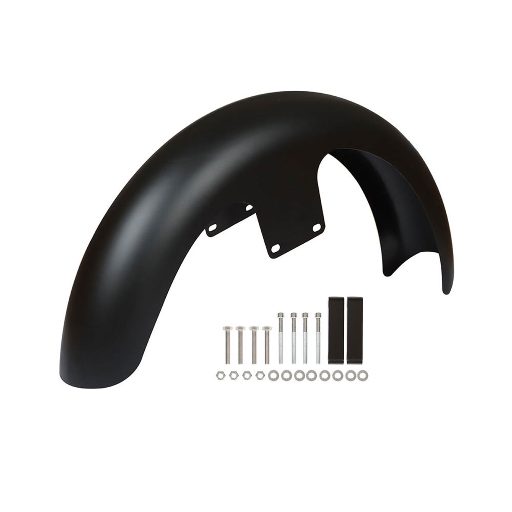 Motorcycle Front Wheels Fender 21 Wheels Wrap Matte Black Steel Front ...
