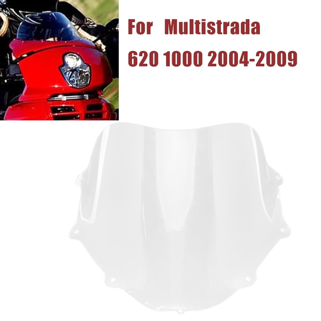 Motorcycle Front Windshield Glass Sun Visor Motorcycle Accessories ...