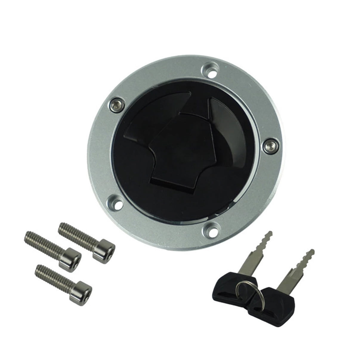 Motorcycle Fuel Gas Cap Cover Key Lock for Kawasaki - Walmart.com