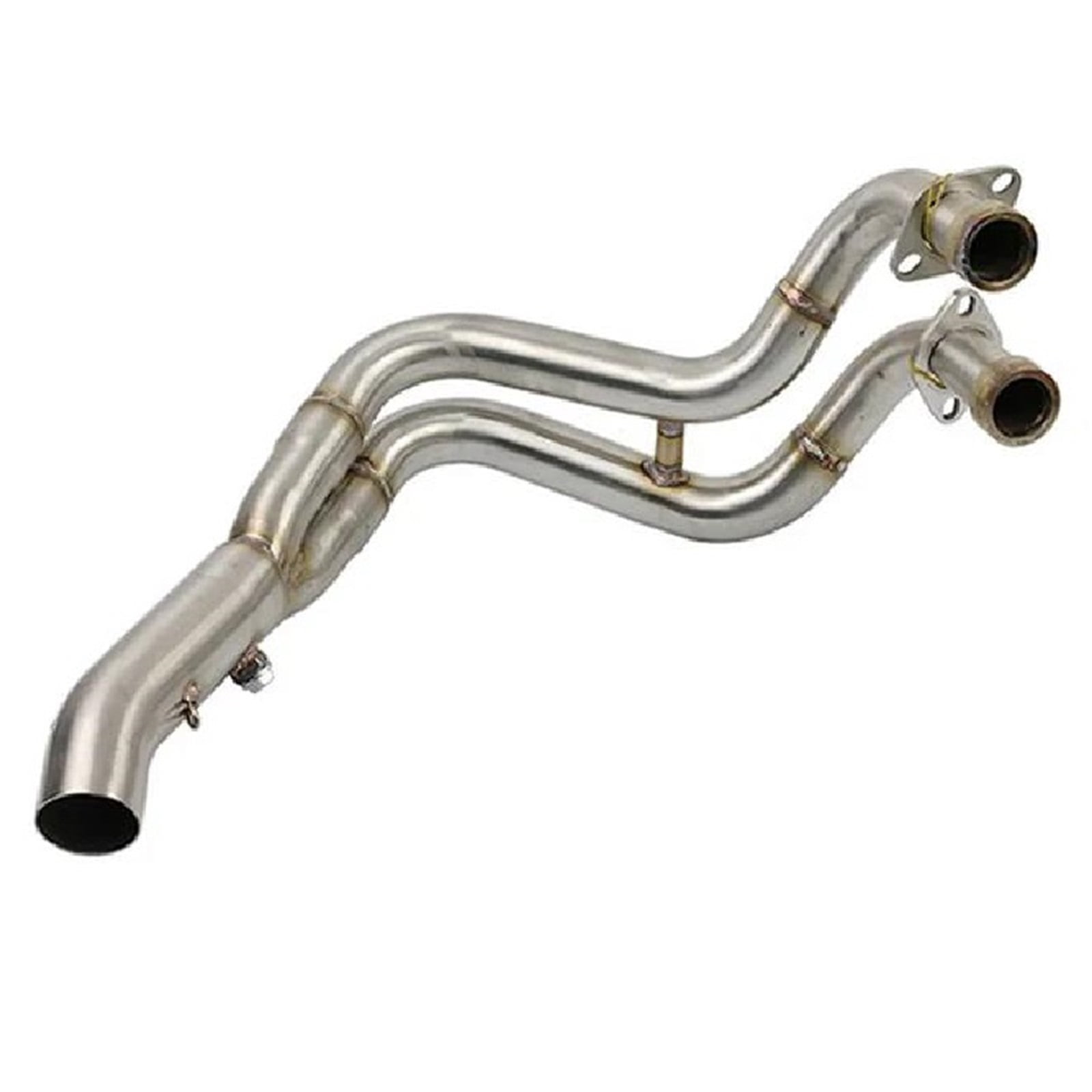 Motorcycle Full Exhaust System Headers Link Middle Pipe Exhausts 51mm ...