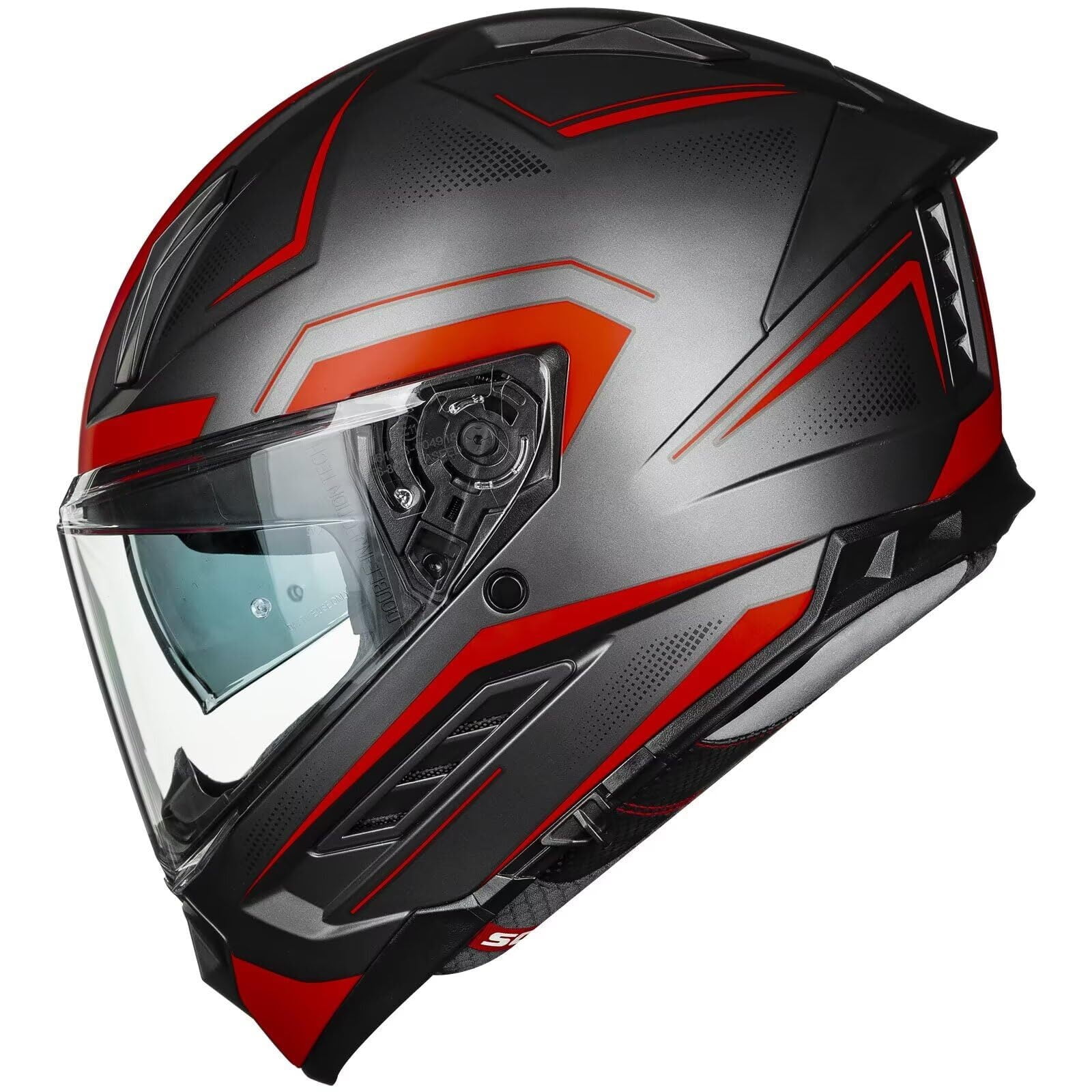 Motorcycle Full Face Helmets DOT ECE for Men Women with Dual Visor ...