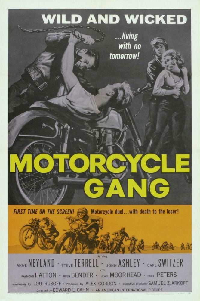 Motorcycle Gang Poster Metal Sign 8Inx 12In Metal Art Print 8x12 Square ...