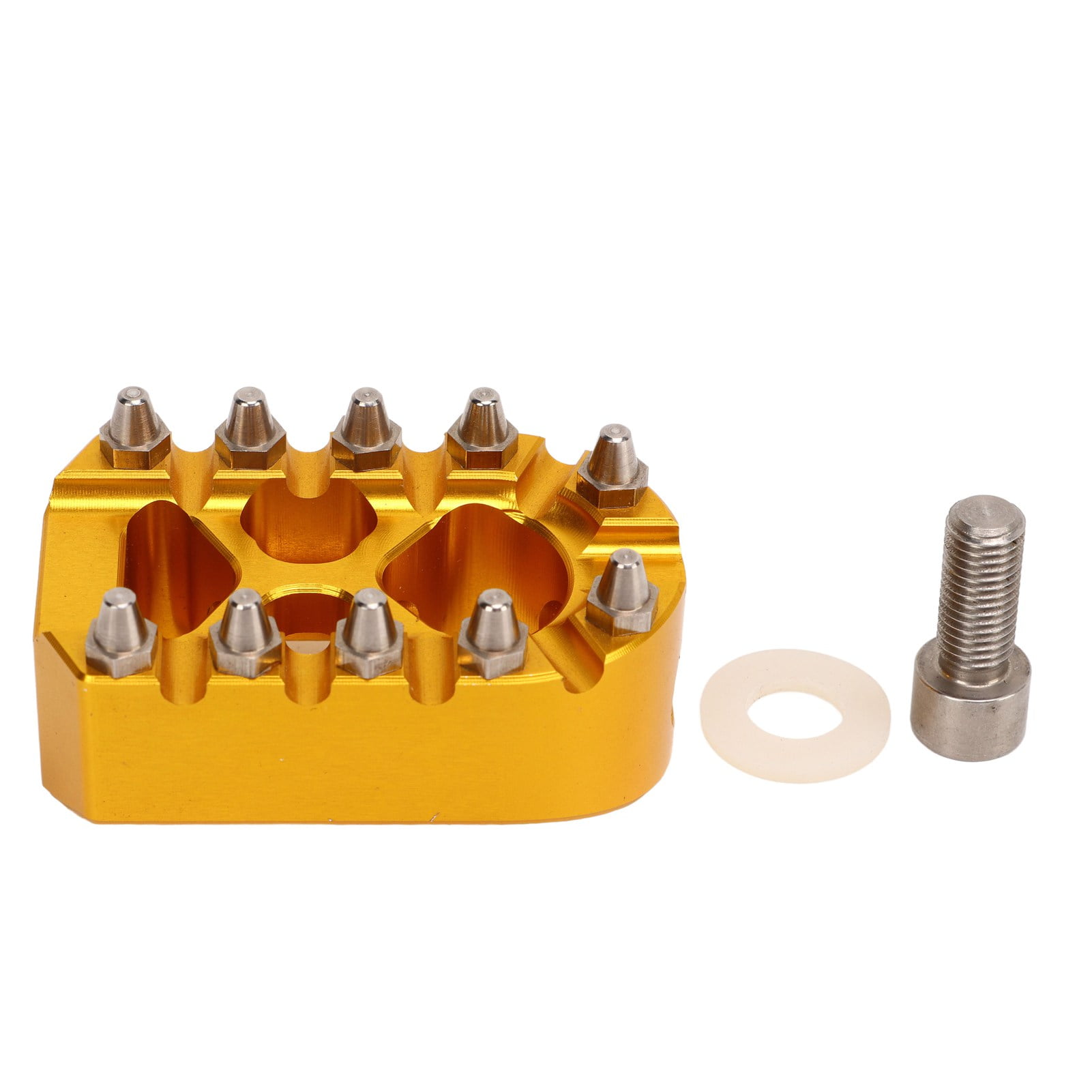 Motorcycle Gear Shifter Peg 360° Roating Anti Slip Golden Shift Lever ...