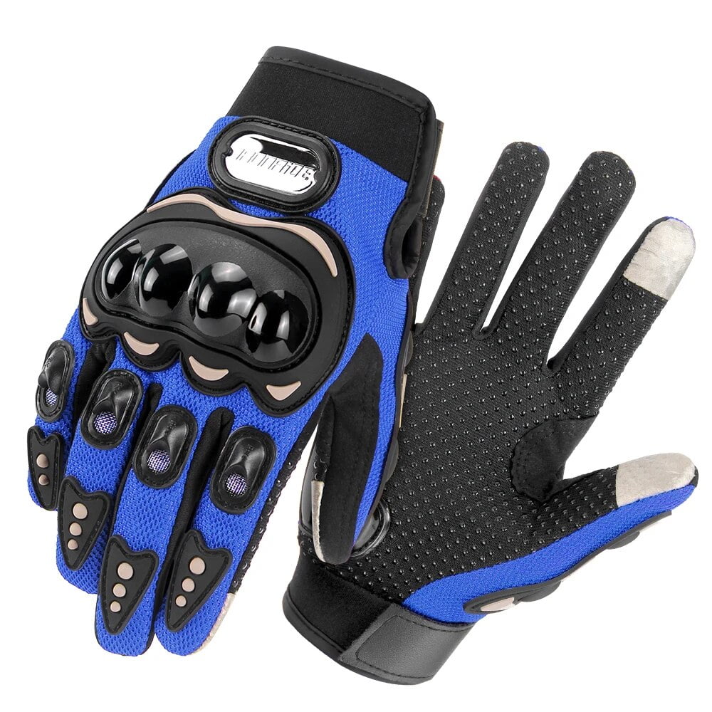 Motorcycle Gloves Men Breathable Motorcycle Full Finger Guantes ...