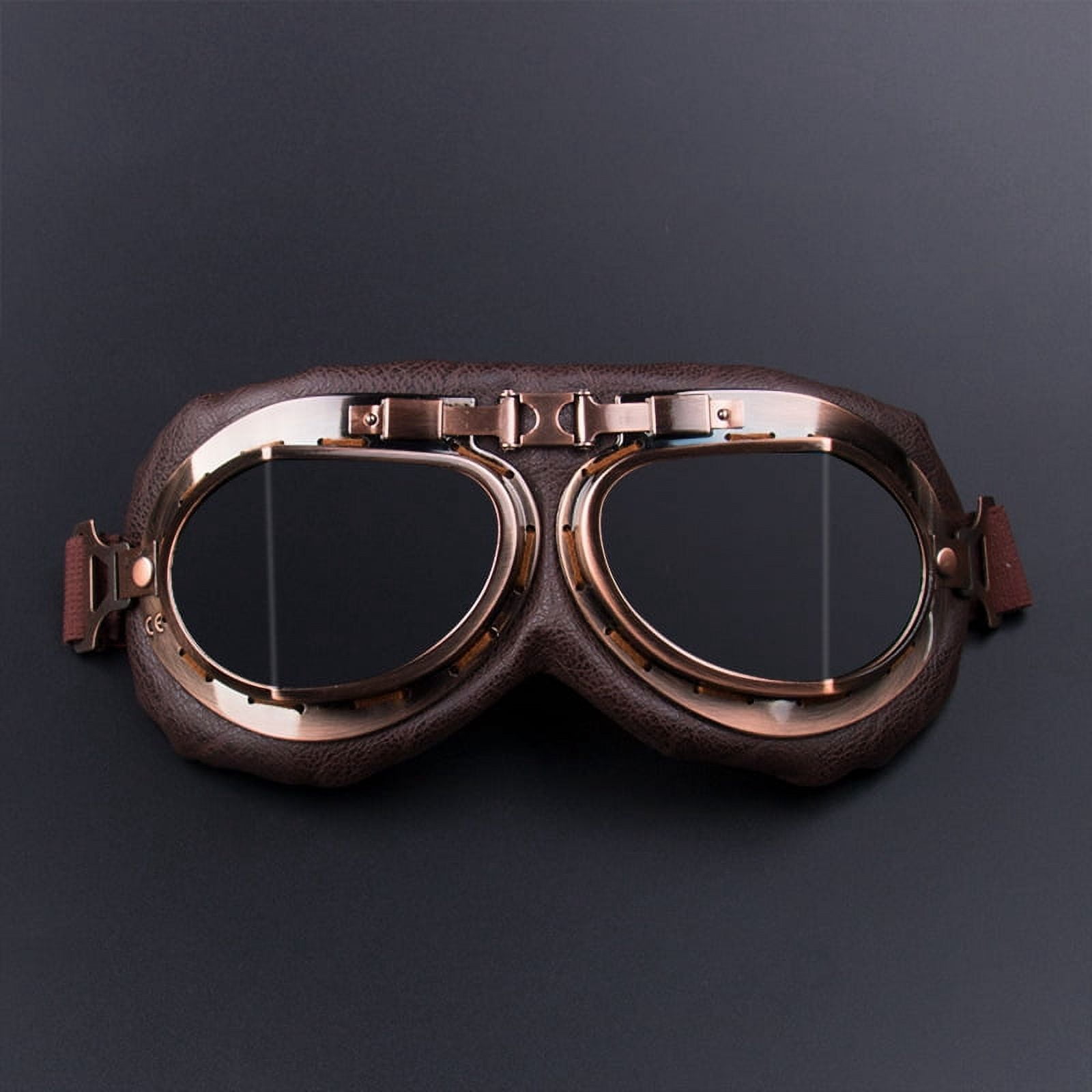Motorcycle Goggles Glasses Vintage Motocross RetroPilot Cruiser ATV UV ...