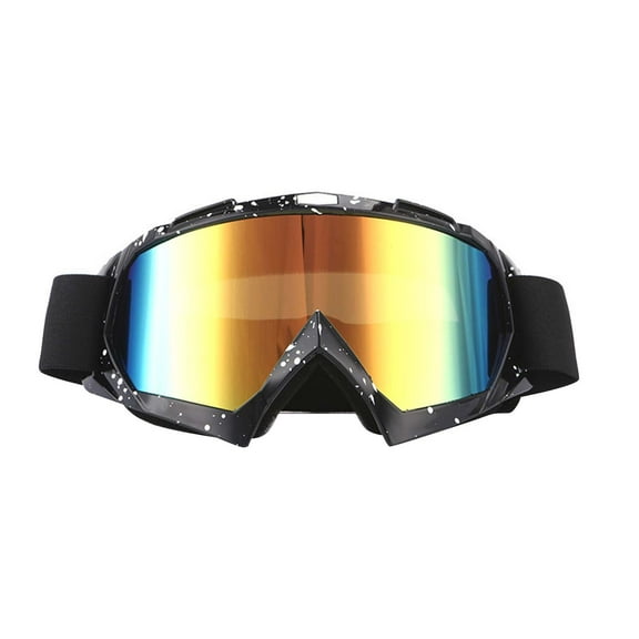 erfcxs Motorcycle Goggles Windproof Dirt Bike ATV Racing Goggles With Ski Goggles And Glasses ...