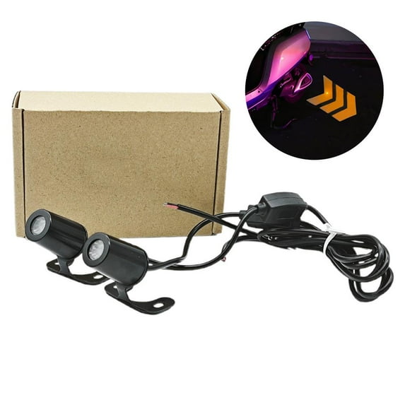 Motorcycle Ground-Projection Turn Signal,LED Logo Atmosphere Light ...