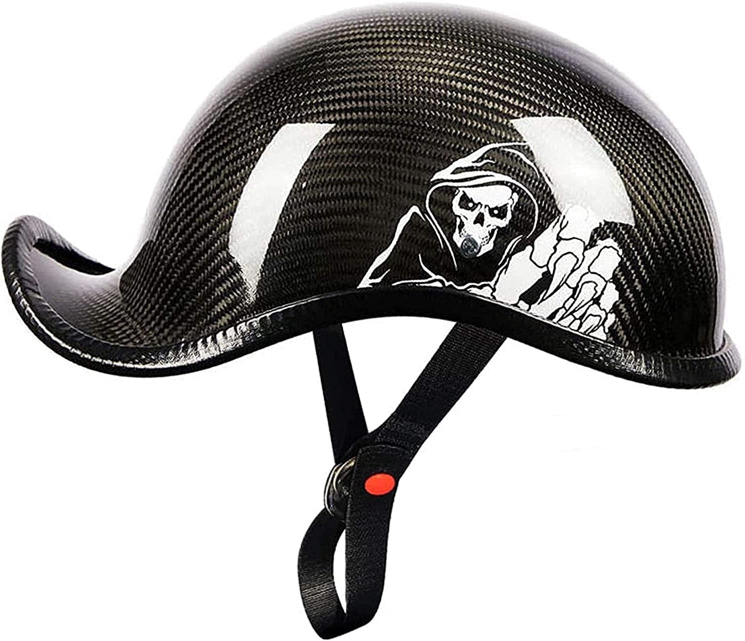 Motorcycle Half Generic Open Face Generic Carbon Fiber German Style ...