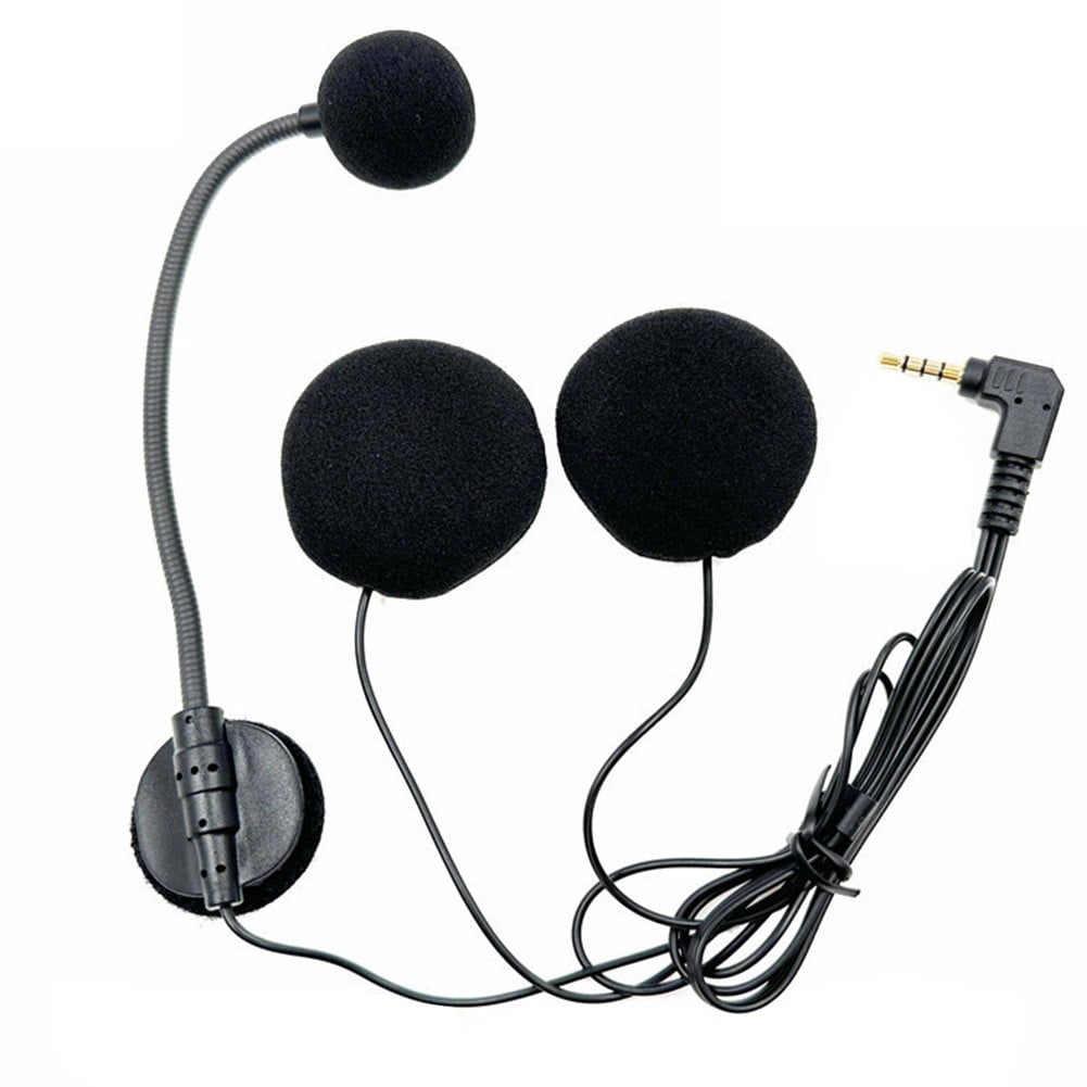 Motorcycle Half Helmet Headphone Microphone Mic Rod Motorcycle Headset ...
