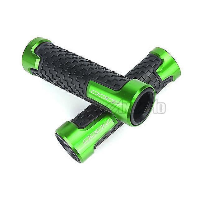 Motorcycle Hand Grips 7/8 22mm CNC Aluminum Rubber Gel Handle Grip for ...