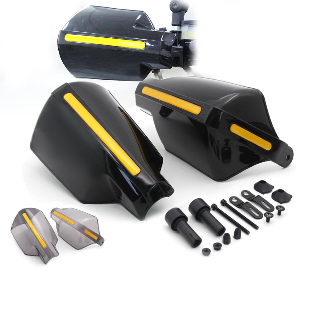 Motorcycle Hand Guard Handlebar Guards HandGuards Plastic Screw ...