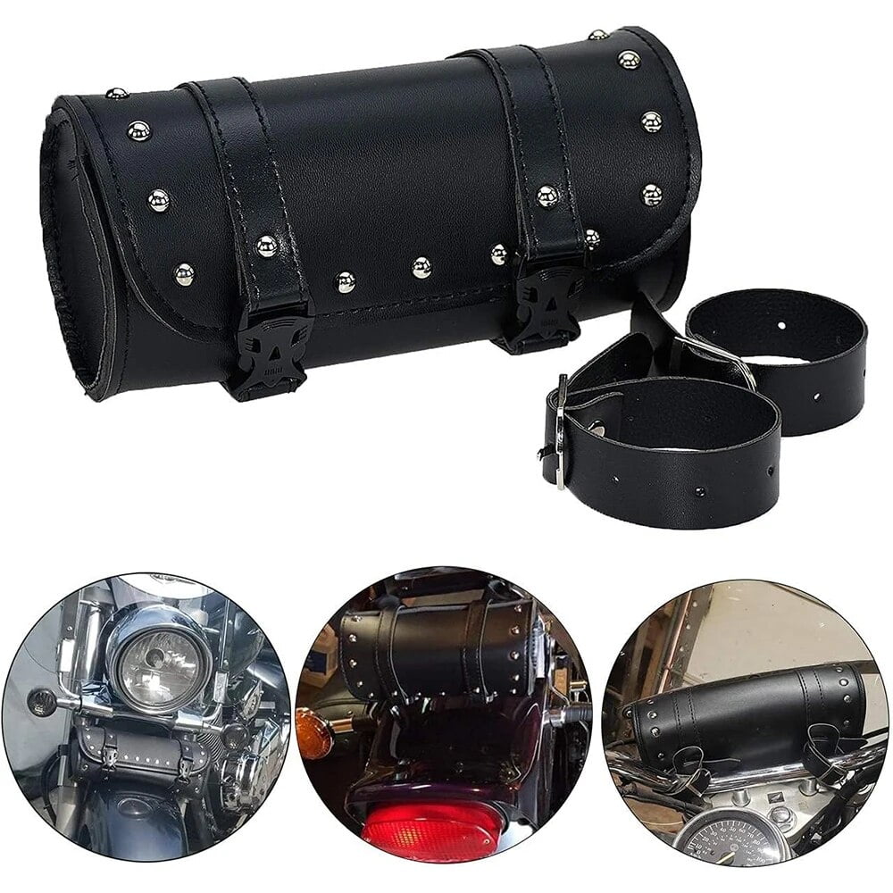 Motorcycle Handlebar Bag Motorcycle Fork Bag Bar Storage Tool Bag ...