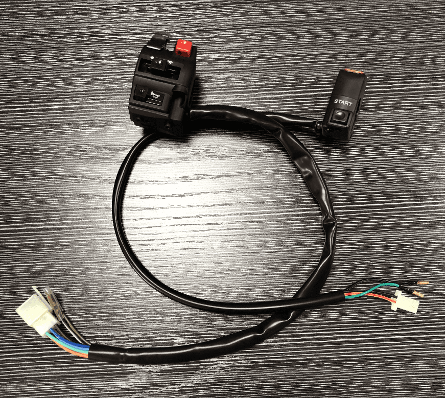 Motorcycle Handlebar Bar Switch Horn Ignition Turn Signal Light Push ...