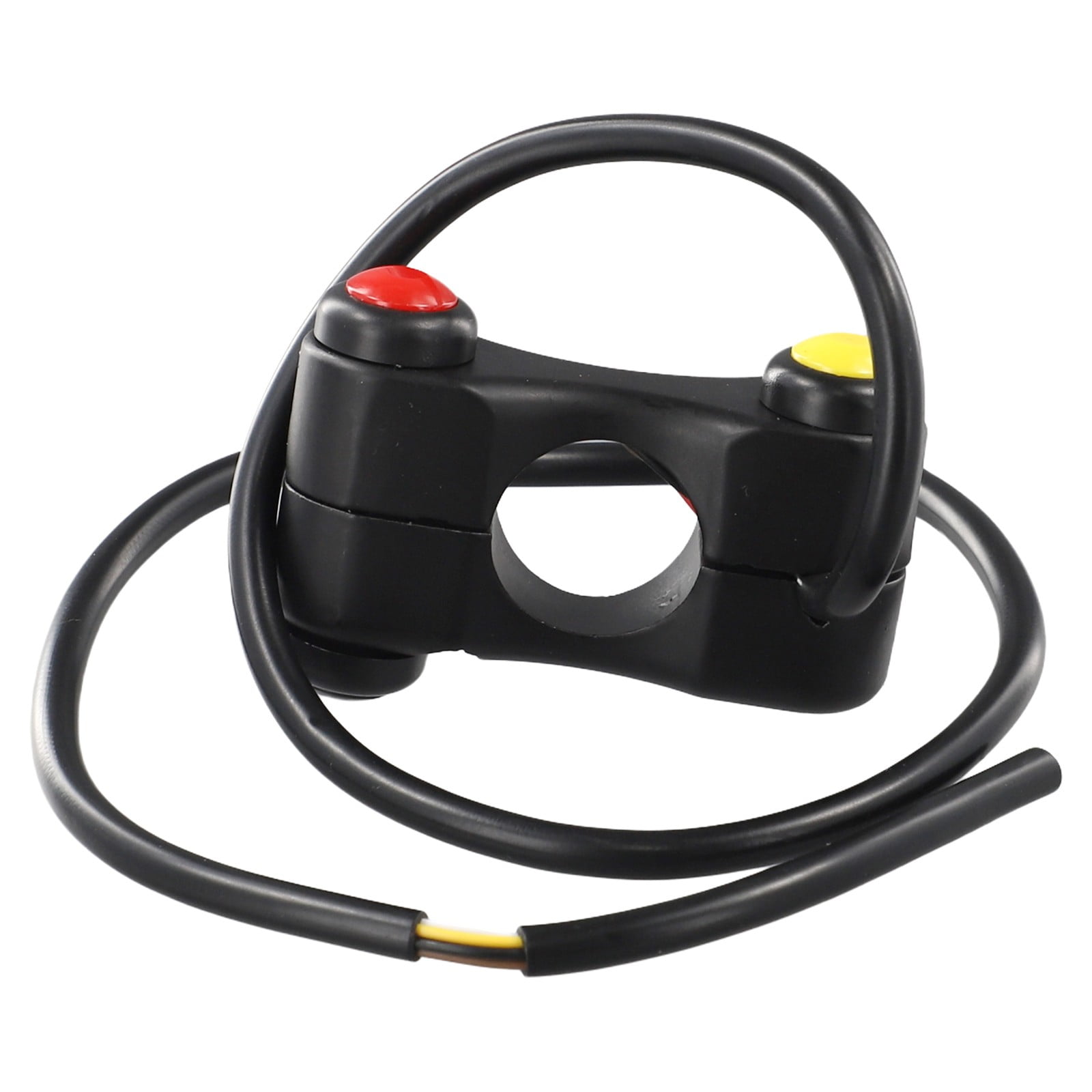 Motorcycle Handlebar Buttons 3 Push Switch 12V 7/8" Motorcycle ATV Headlight Horn Switch Engine ...