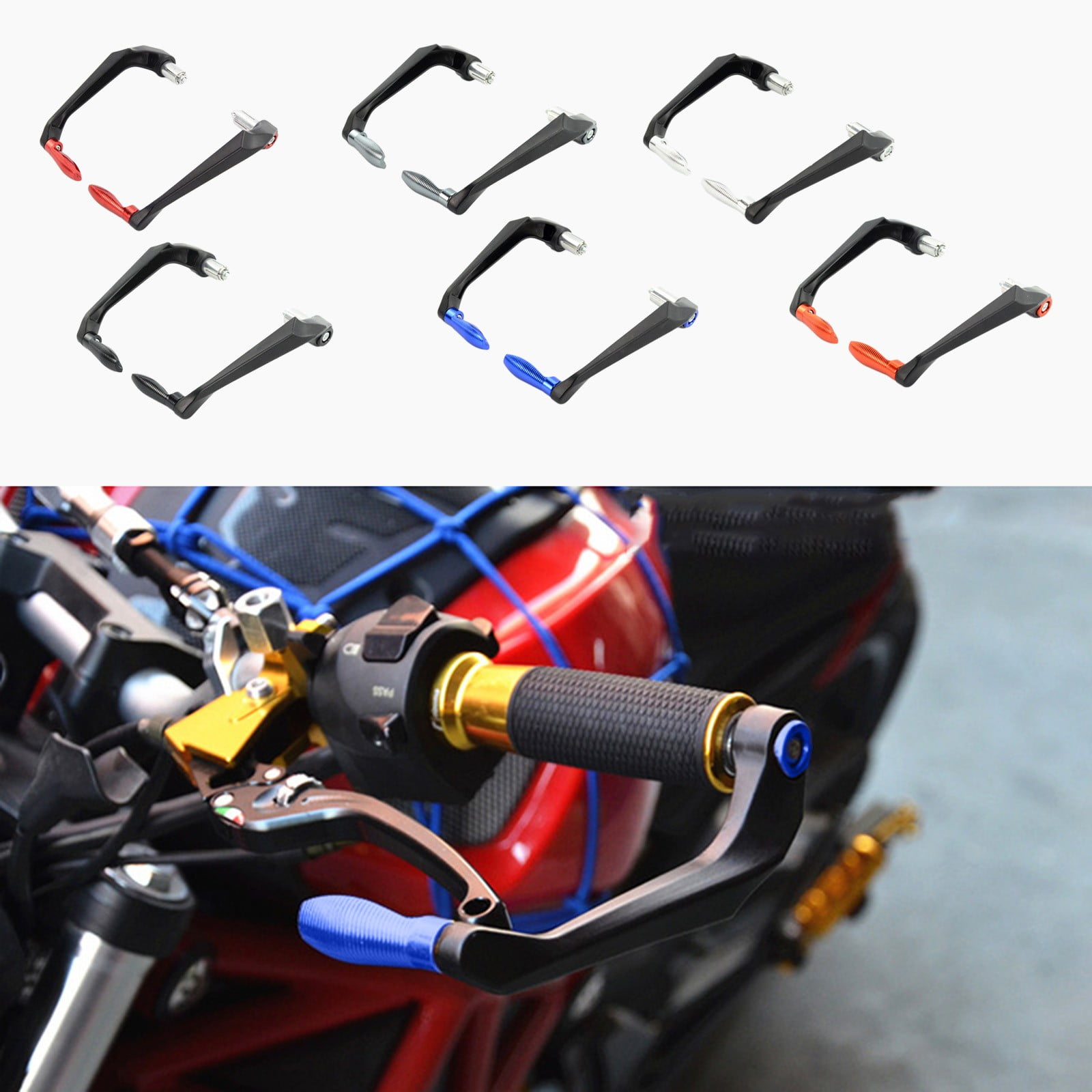 Motorcycle Handlebar Handguard Aluminum Alloy Fall Protection | Crash ...