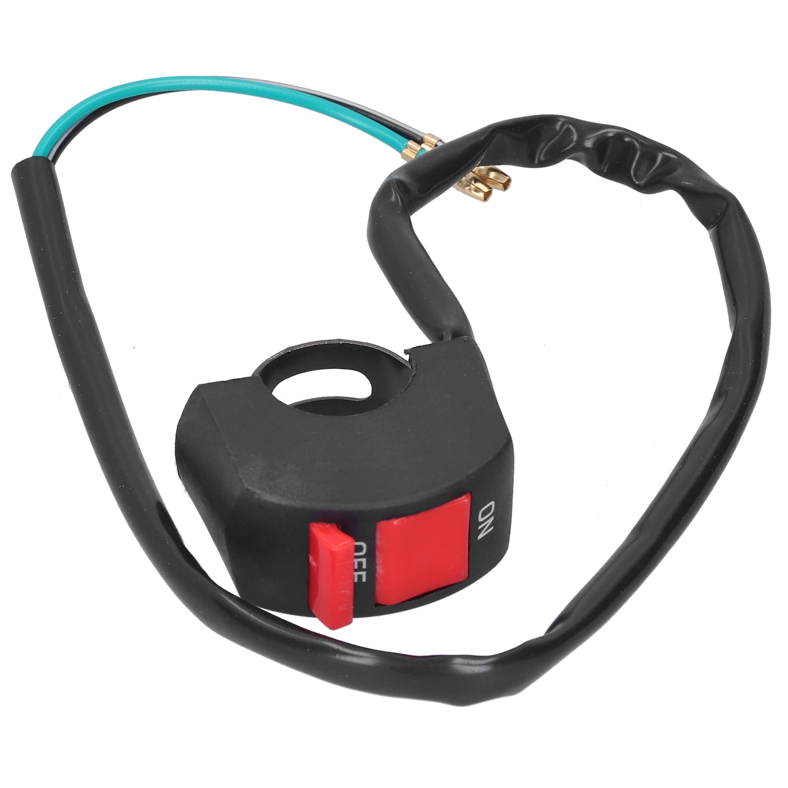 Motorcycle Handlebar Light Switch, Waterproof ON/OFF Button for ATV UTV ...