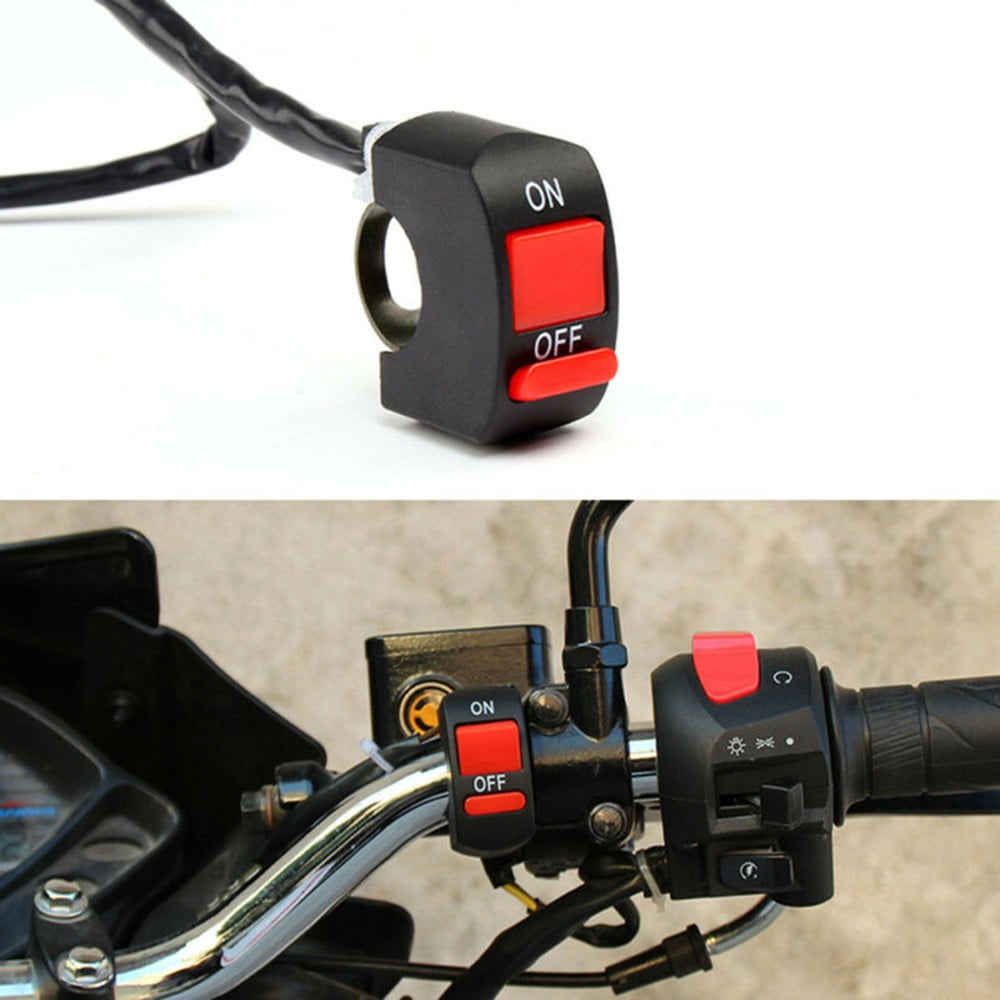 Motorcycle Handlebar Light On Off Switch Suv Atv Led Headlight ...