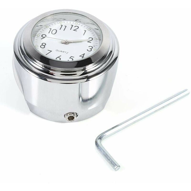 Motorcycle Handlebar Mount Dial Clock, High Quality Billet Aluminum ...