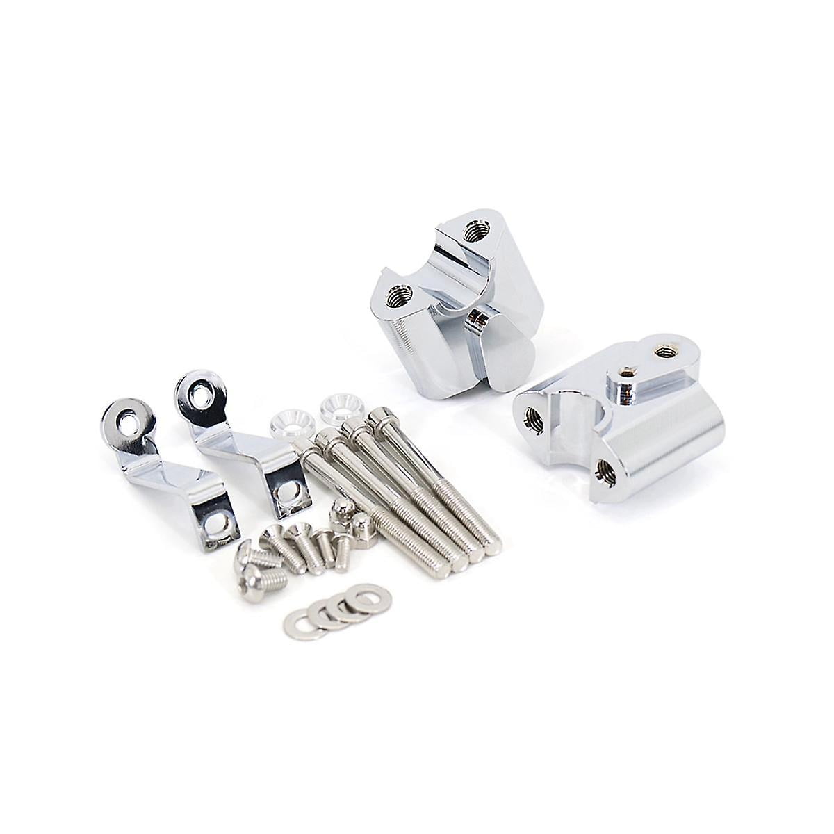 Motorcycle Handlebar Riser Bar Mount Handle Clamp Mounting Lift Clamp ...