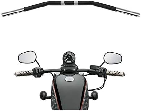 Motorcycle Handlebars - 1 inch Drag Style Steel Handlebars Drag Bar ...