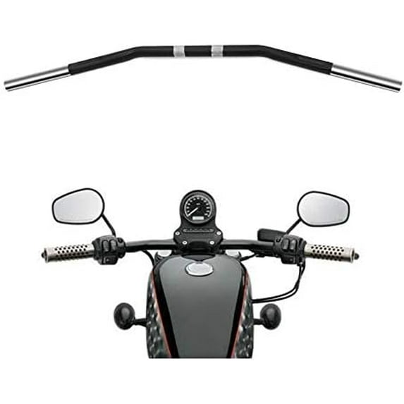 Motorcycle Handlebars - 1 inch Drag Style Steel Handlebars Drag Bar ...