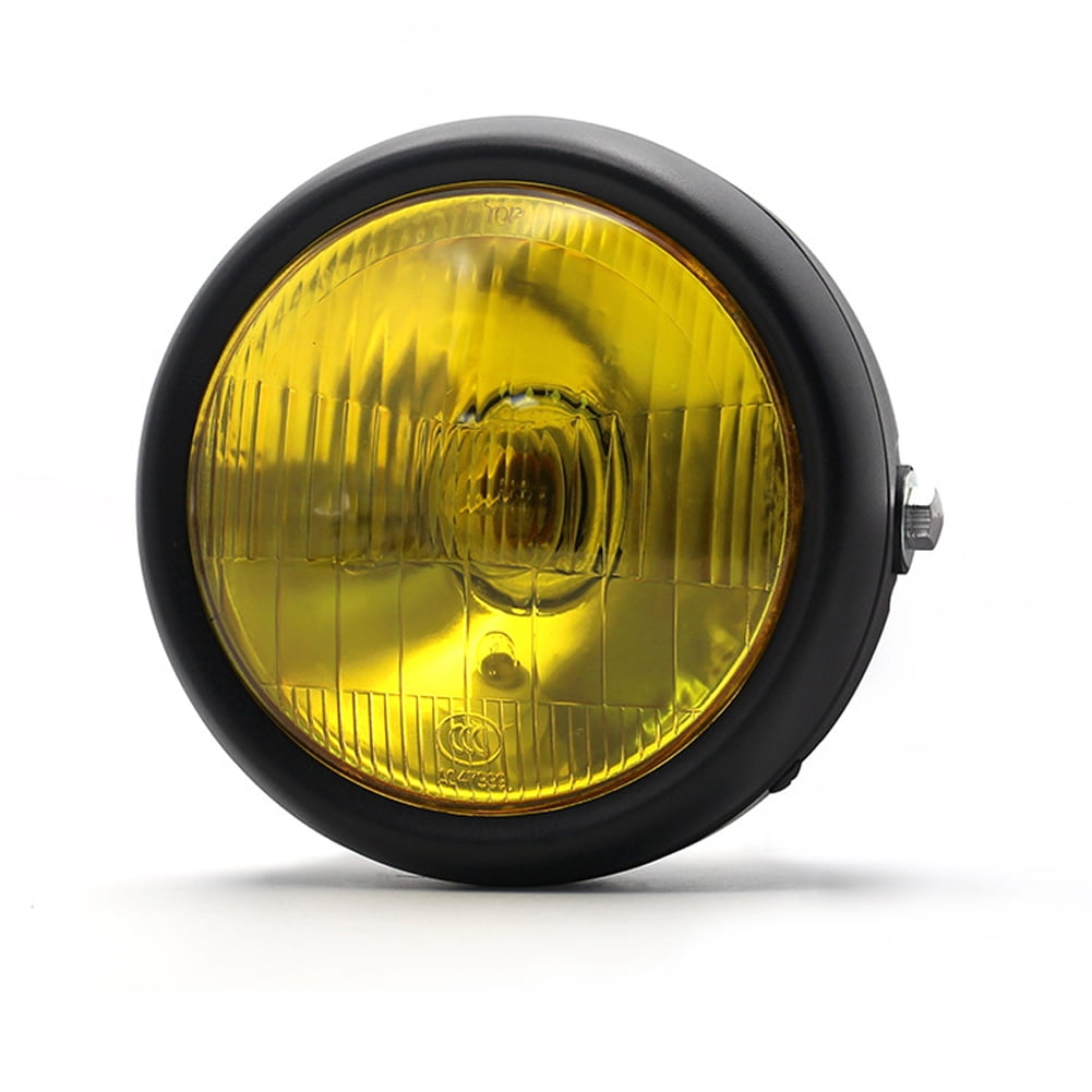Motorcycle Headlight 5.75 inch Round Retro H2 Halogen 12V 35W 2250Lm ...