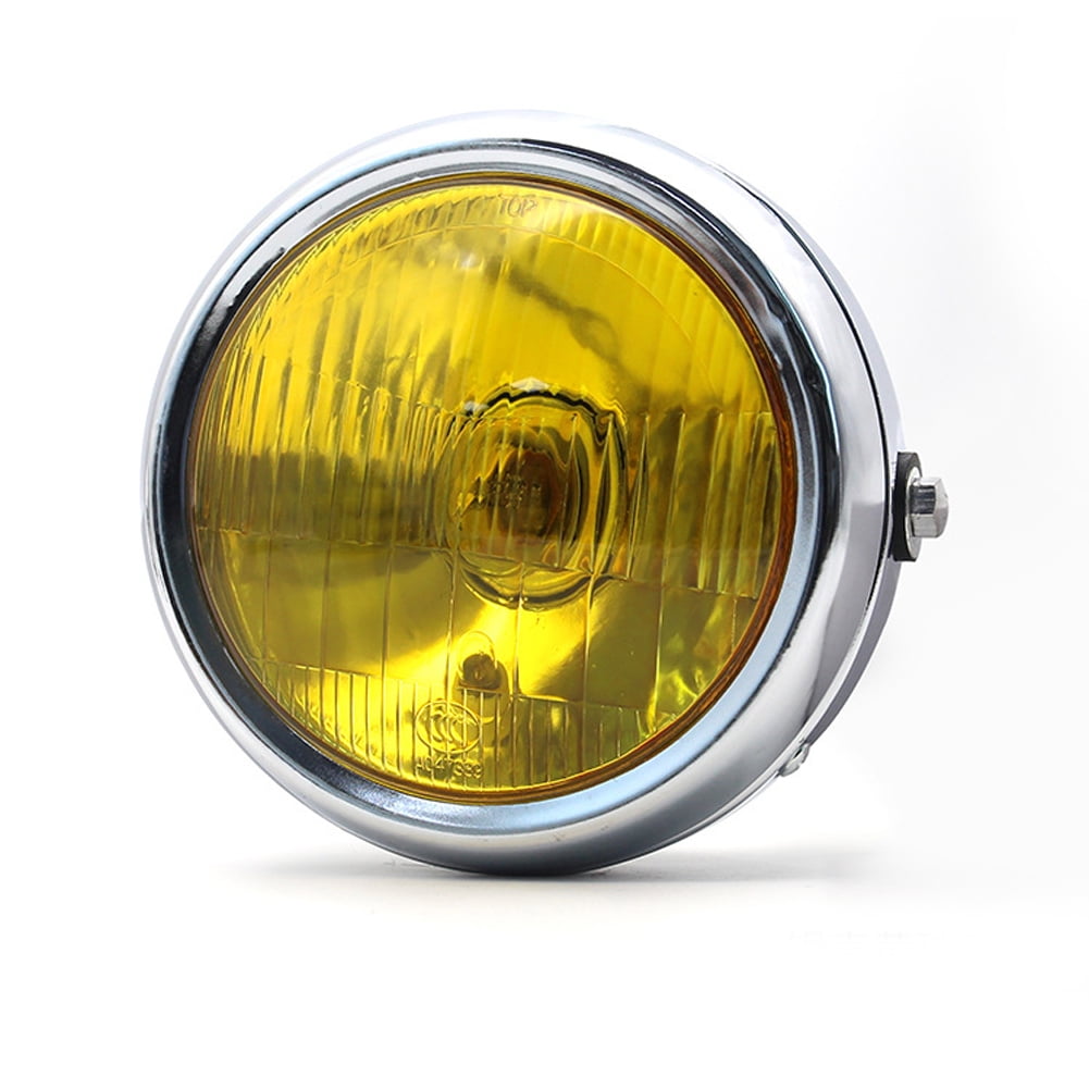 Motorcycle Headlight 5.75 inch Round Retro H2 Halogen 12V 35W 2250Lm ...