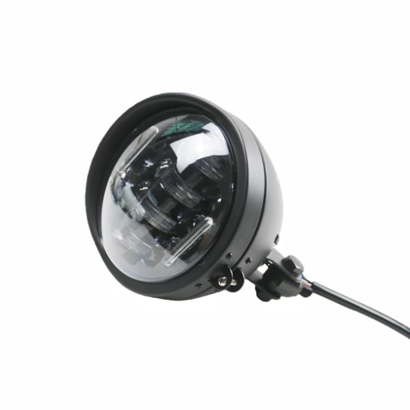 Motorcycle Headlight LED 5.75Inch Headlamp Hi/Lo Beam for Harley ...