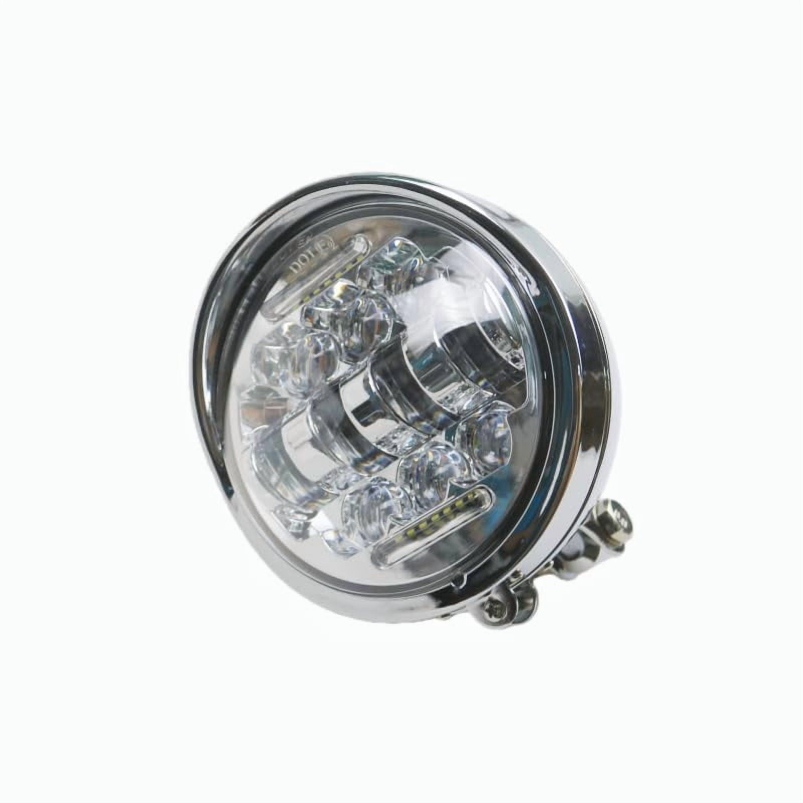 Motorcycle Headlight LED 5.75Inch Headlamp Hi/Lo Beam for Harley ...